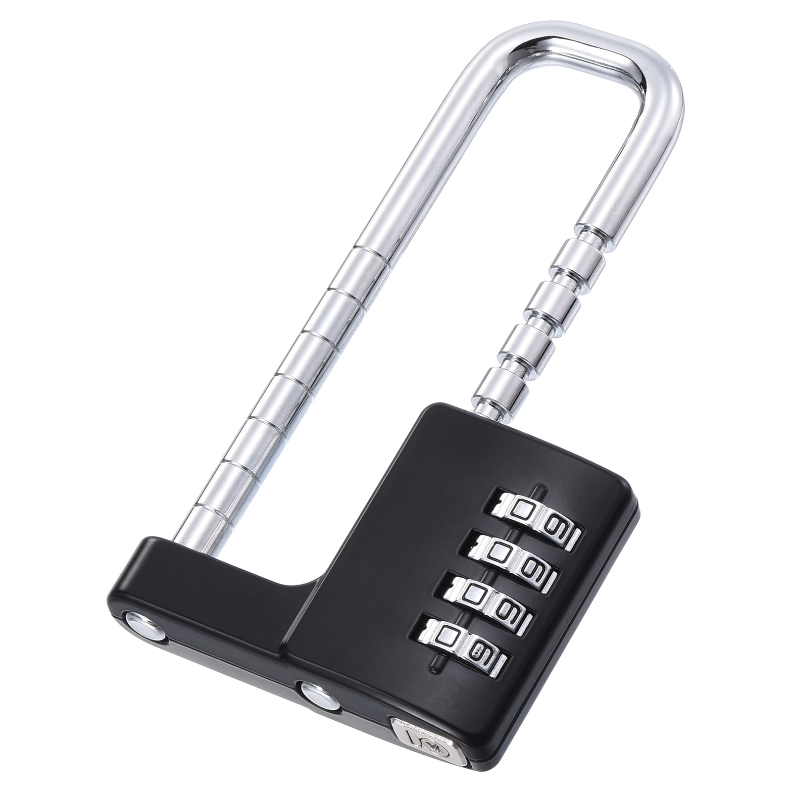 Uxcell Cabinet Password Padlock Adjustable Long Shackle Lock 4 Digit ...