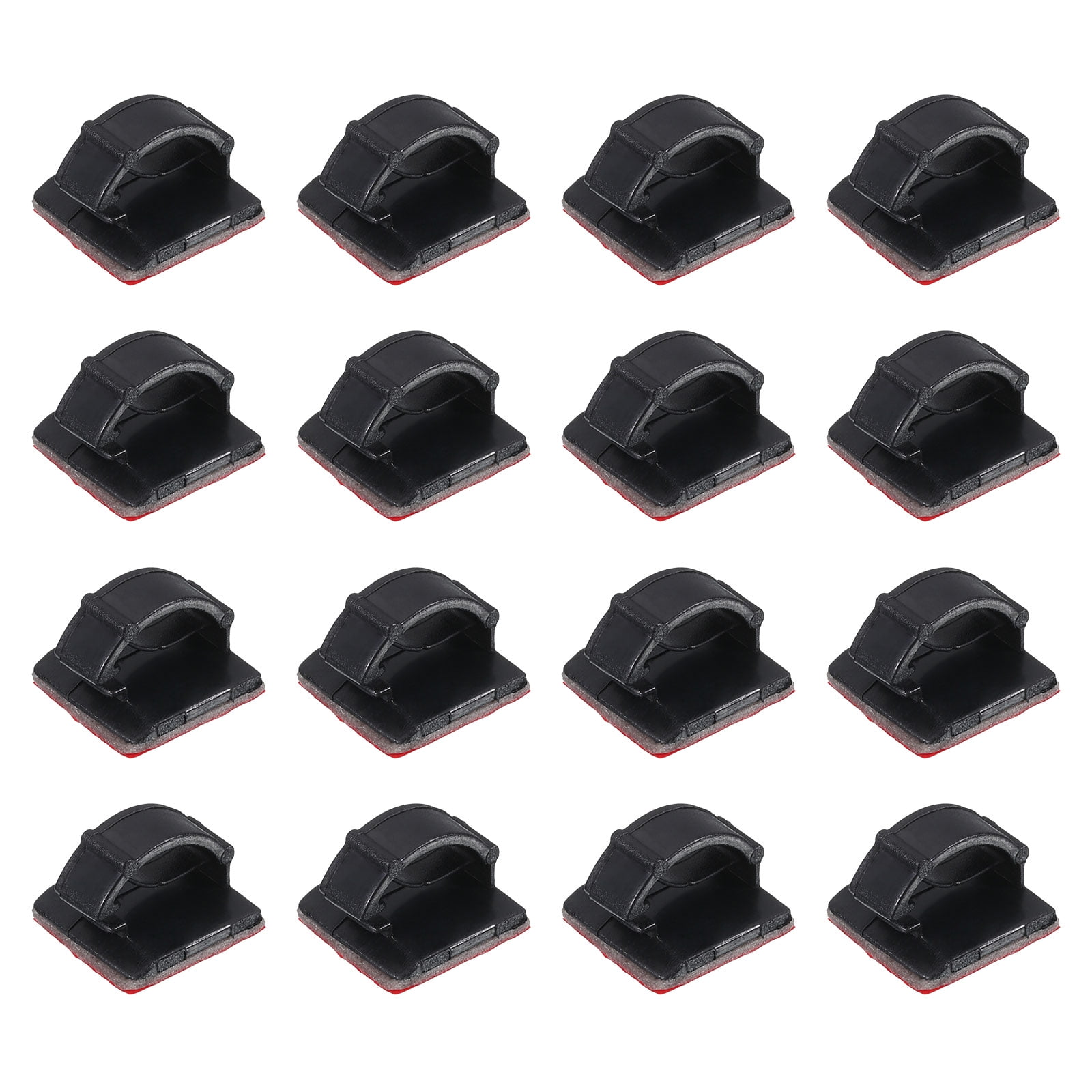Uxcell Cable Clips, 100Pcs Adhesive Cable Clamp Clip Wire Holder Cord ...