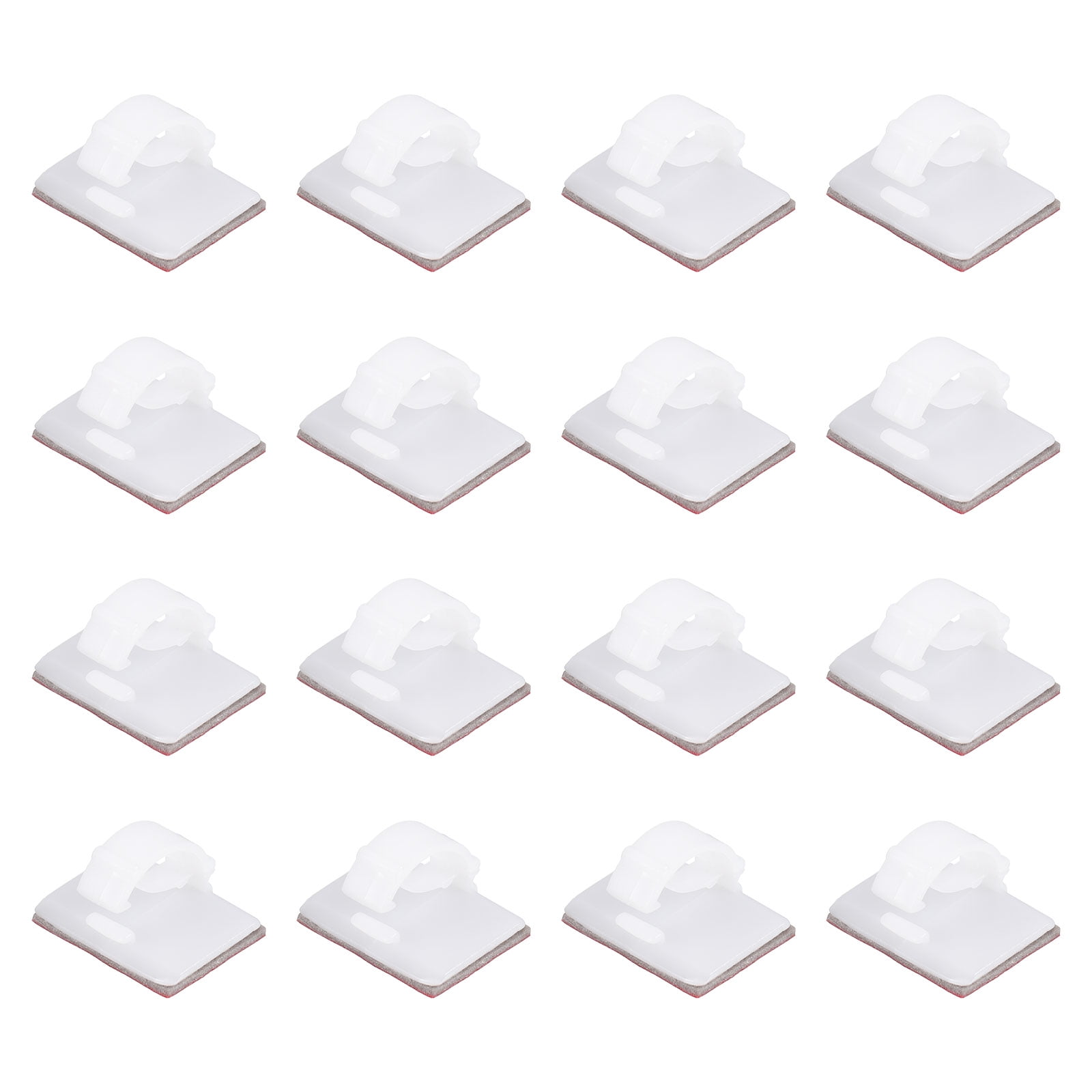 Uxcell Cable Clips, 100pcs Adhesive Cable Clamp Clip Wire Holder Cord ...