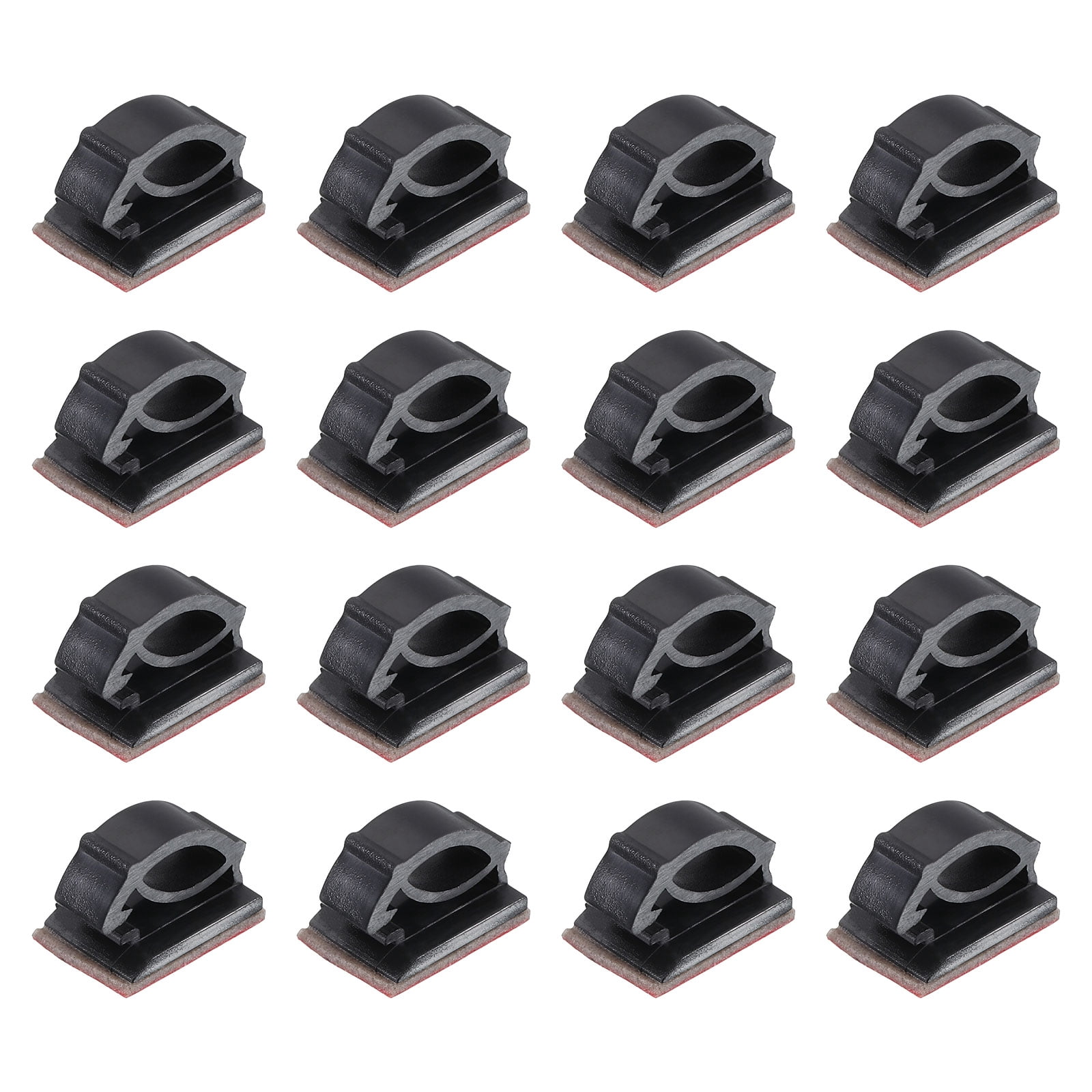 Uxcell Cable Clips, 50pcs Adhesive Cable Clamp Clip Wire Holder Cord ...