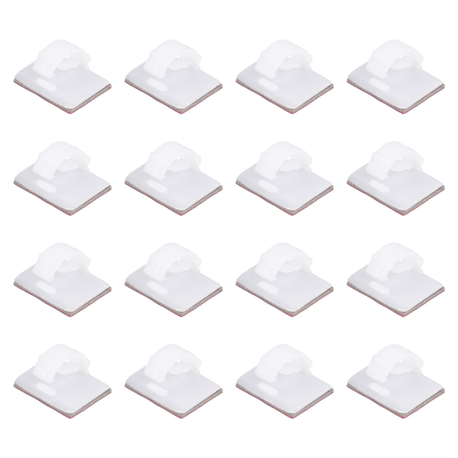 Uxcell Cable Clips, 50pcs Adhesive Cable Clamp Clip Wire Holder Cord ...