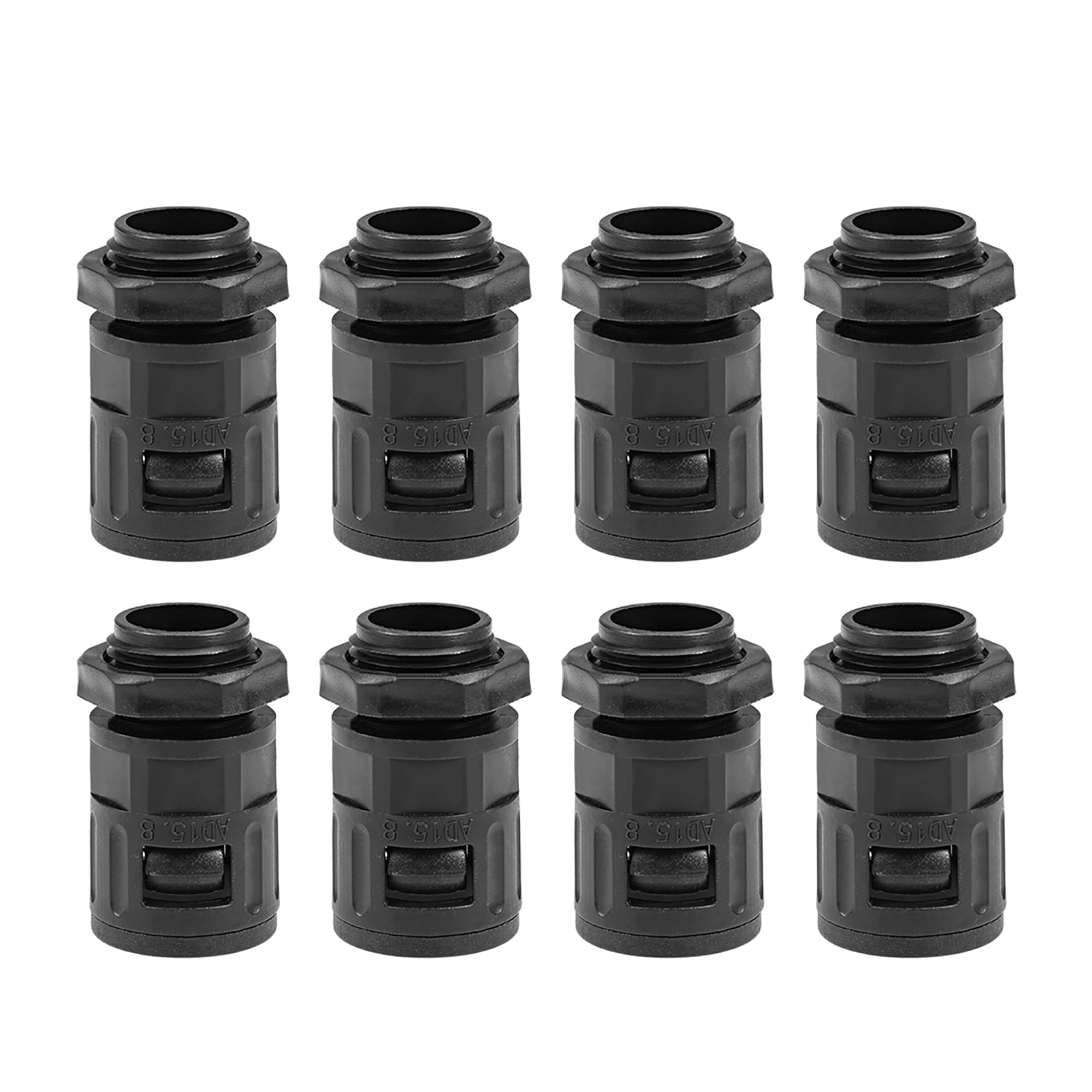 Uxcell Cable Gland Corrugated Tube Connector AD15.8 Ripple Pipe Joint ...