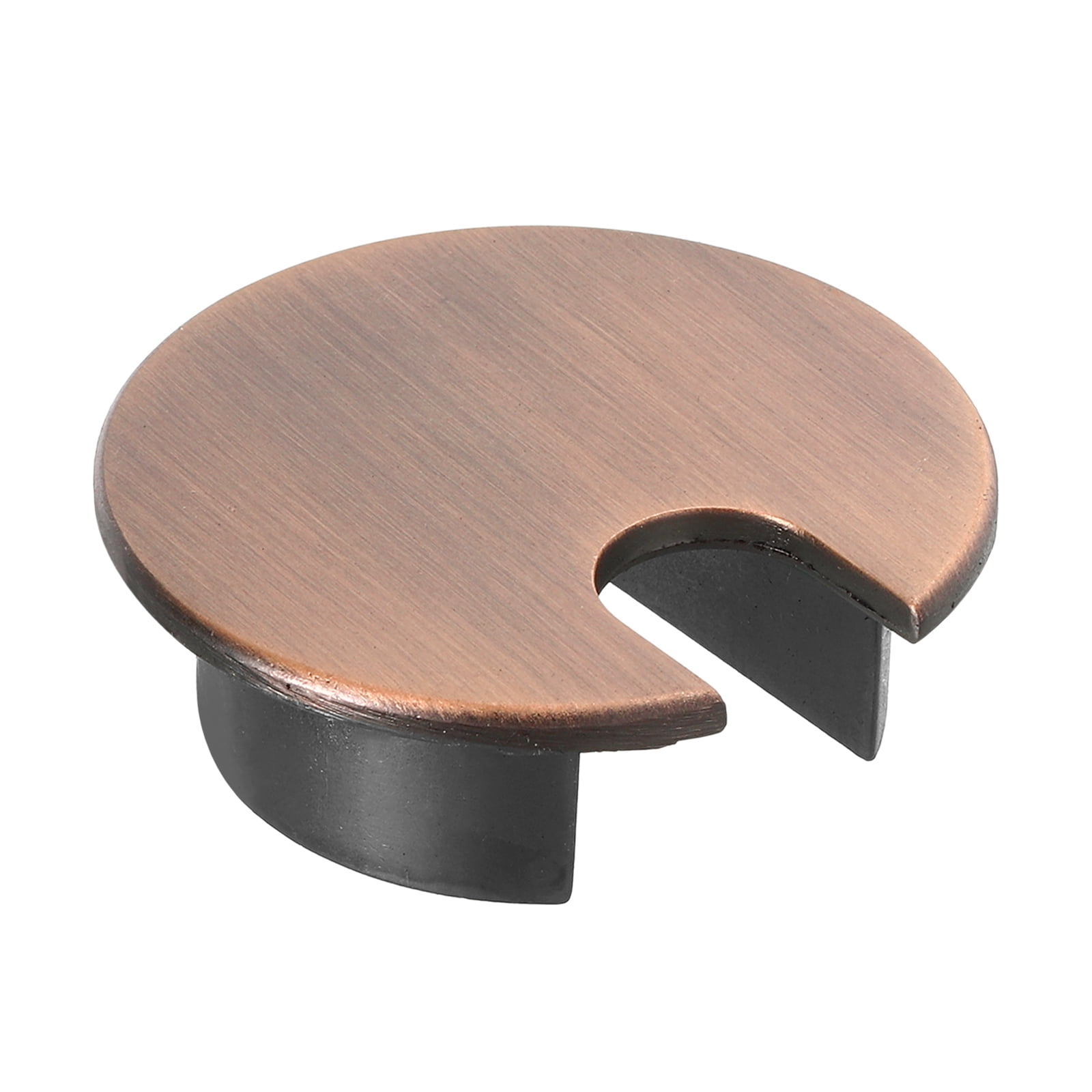 Uxcell Cable Hole Cover 1-3/8" Zinc Alloy Desk Cable Cord Grommet, Red Bronze - Walmart.com