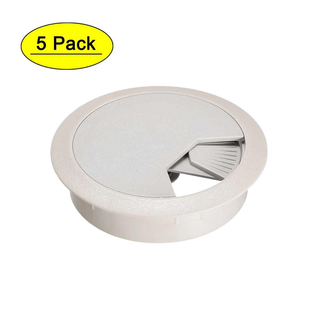 Uxcell Cable Hole Cover, 2-1/8" Desk Grommet for Wire Organizer Plastic ...