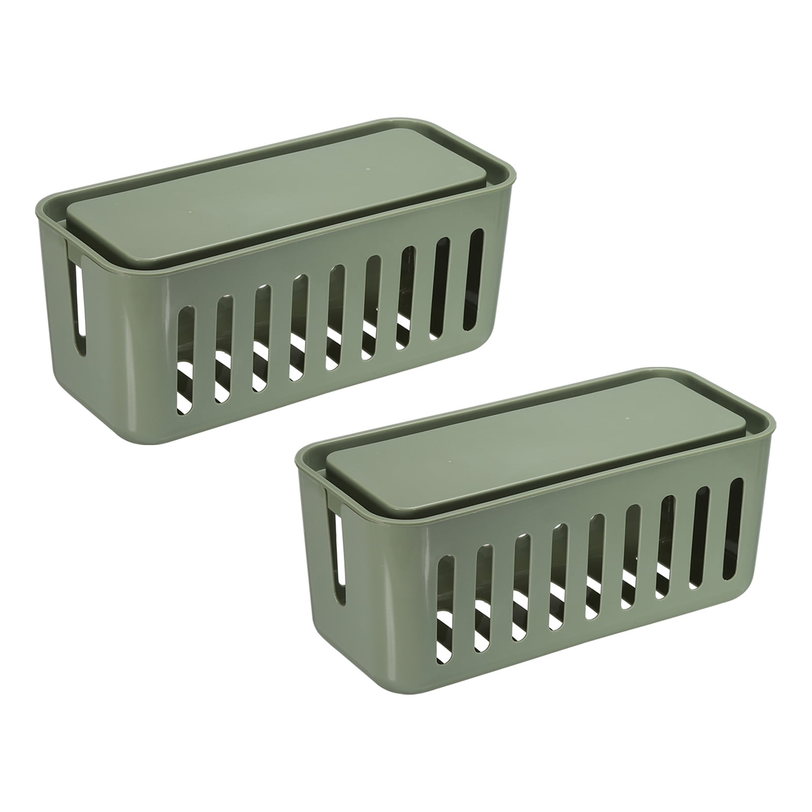 Uxcell Cable Management Box PP Cord Organizer Box to Hide Wires Cable Organizer Box for Home ...