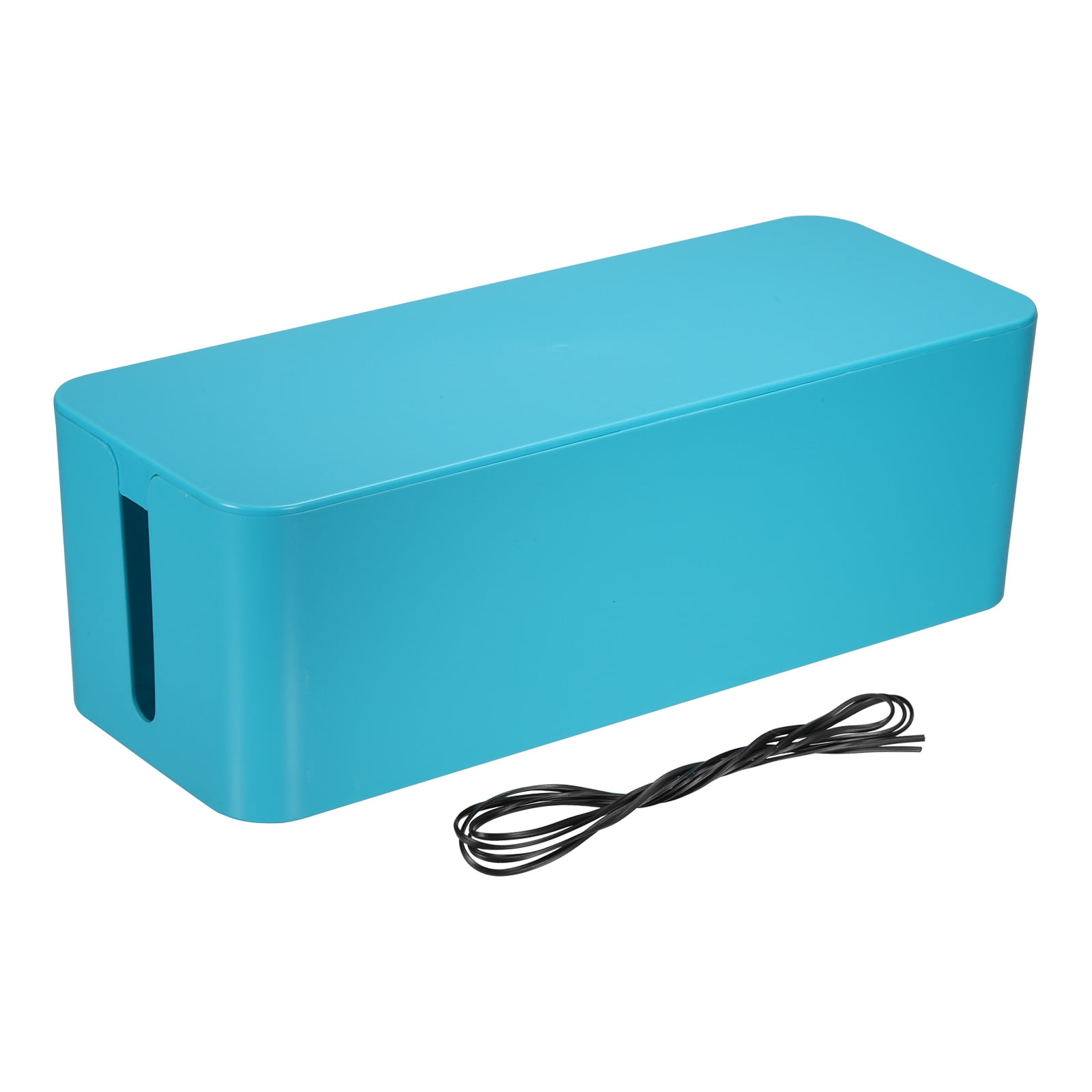Uxcell Cable Management Box PP Cord Organizer Box w Tie to Hide Wires ...