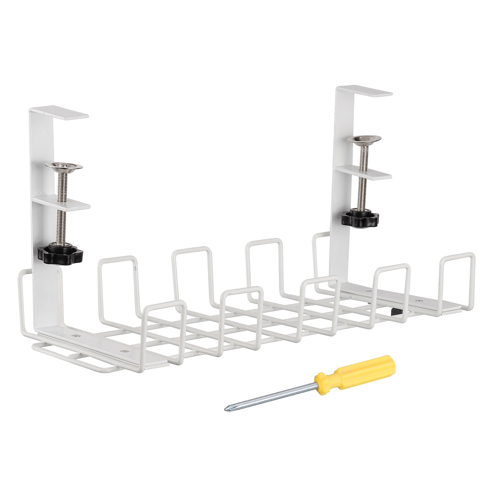 Uxcell Cable Management Tray Under Desk, Wire Management Rack Wire ...