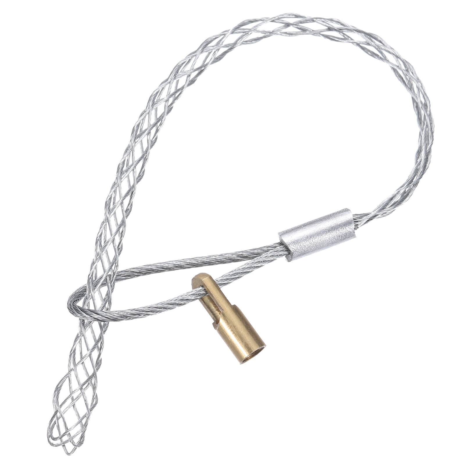 Uxcell Cable Pulling Grip for 4-6mm Cable,with 4.2mm Nut 24cm Wire Mesh ...