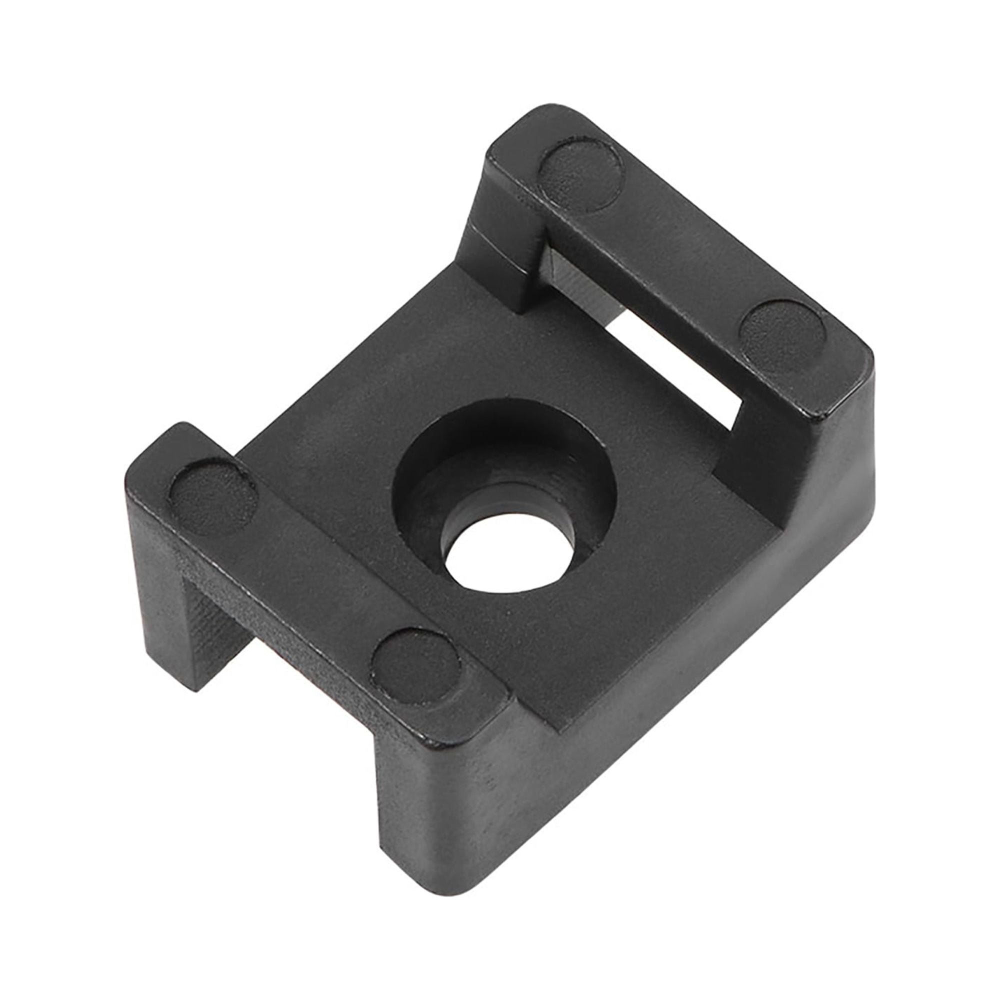 Uxcell Cable Tie Base Saddle Type Mount Wire Holder Permanently To Wall ...