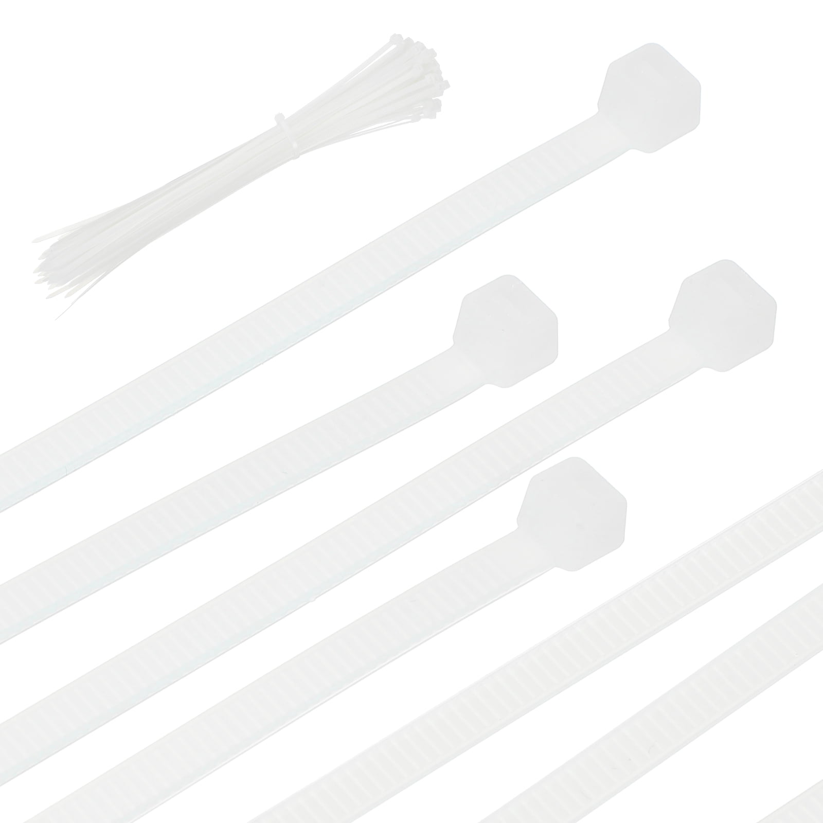 Uxcell Cable Zip Ties Self-Locking Nylon Wire Tie Wraps Heavy Duty for ...