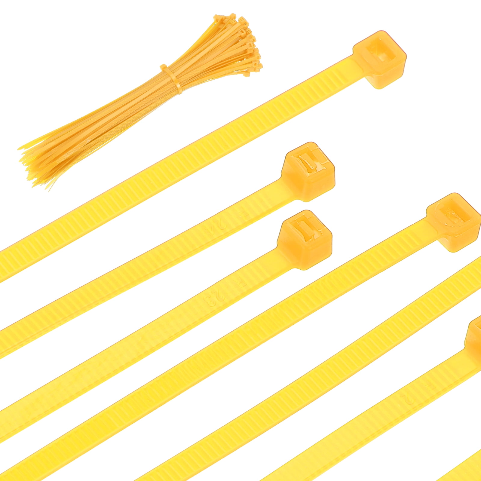 Uxcell 100Pcs 12 inch Length Cable Zip Ties Self-Locking Nylon Wire Tie ...