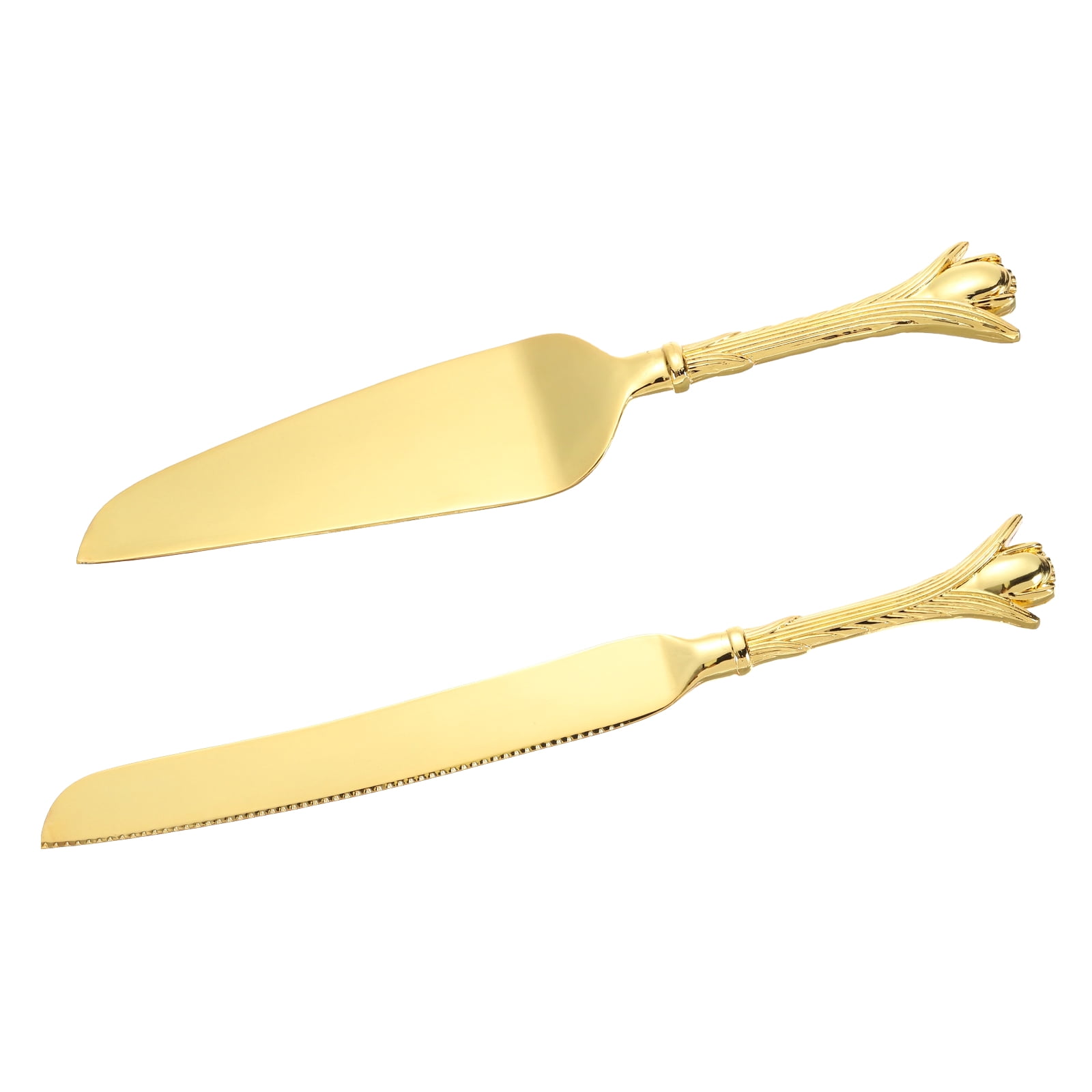 Cake Cutting Set for Wedding Cake Knife and Server Set Stainless Steel ...
