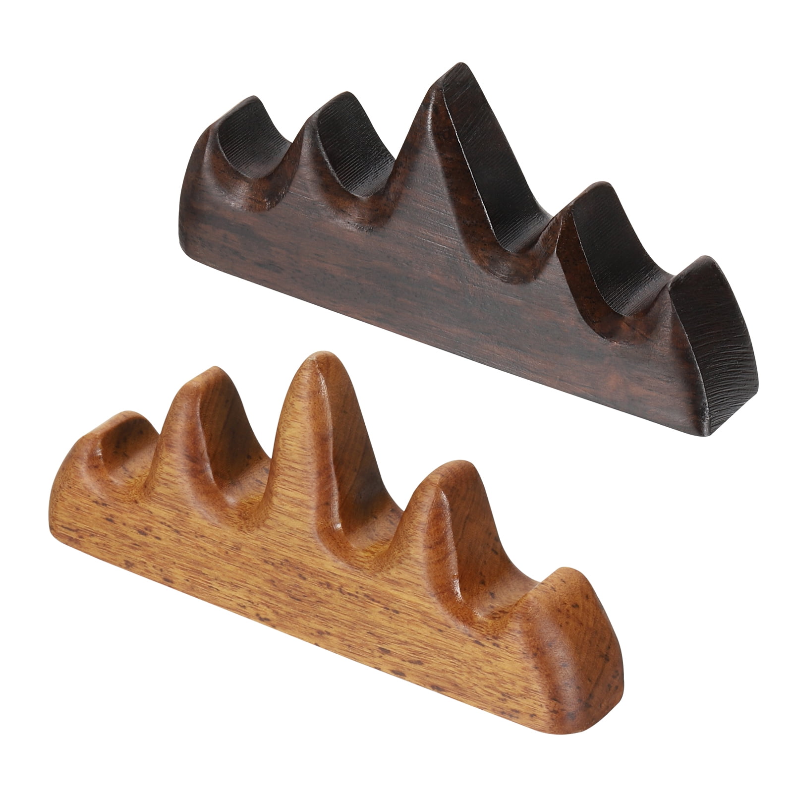 Uxcell Calligraphy Brush Holder, 1 Pack 4 Ports Wooden Chinese ...