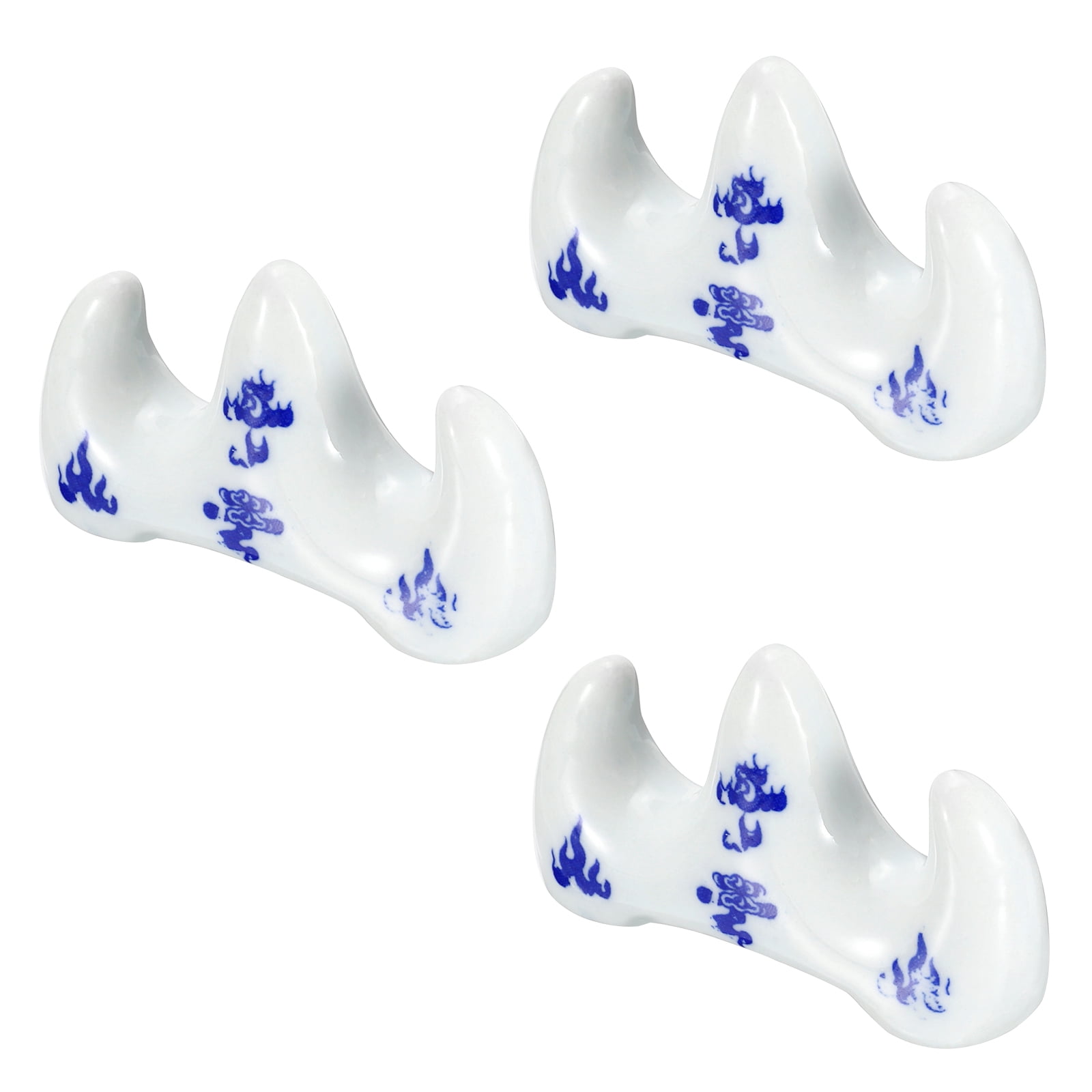 Uxcell Calligraphy Brush Holder, 3 Pack 2 Ports Large Ceramic Chinese ...