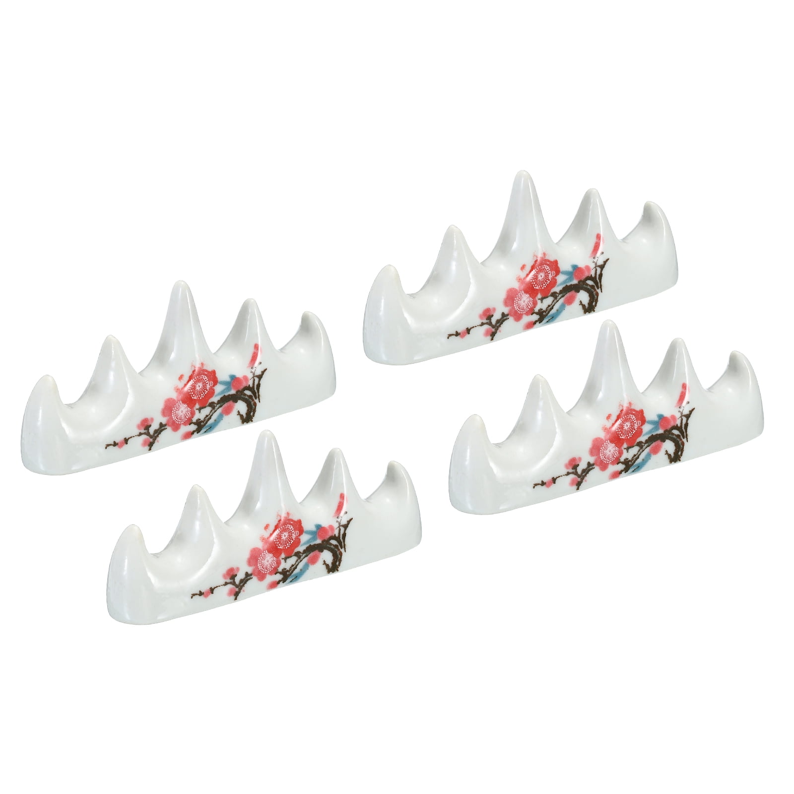 Uxcell Calligraphy Writing Brush Rack, 4 Pack 4 Ports Ceramic Chinese ...