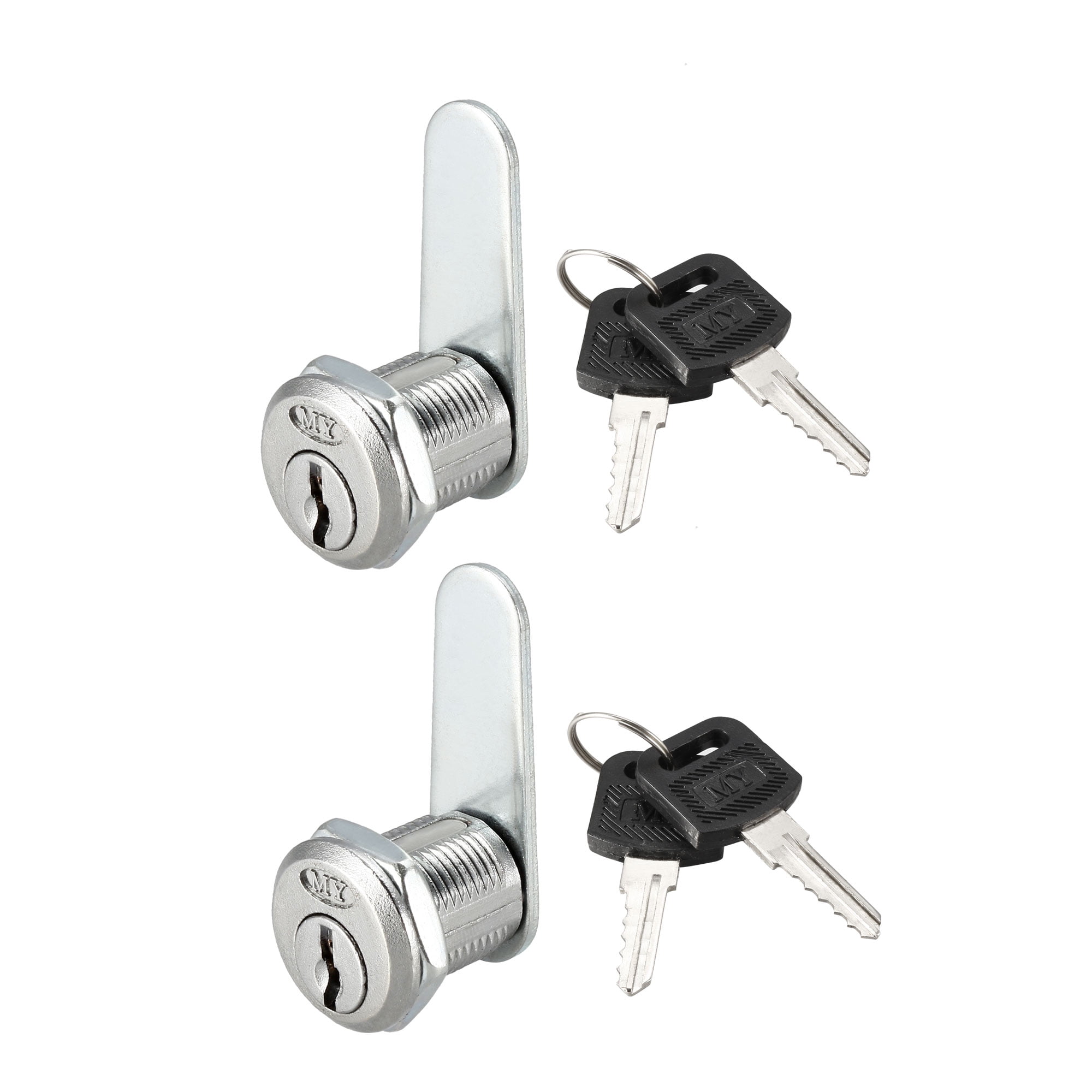 Uxcell Cam Lock 20mm Cylinder Length 48mm Flat Cam File Furniture ...