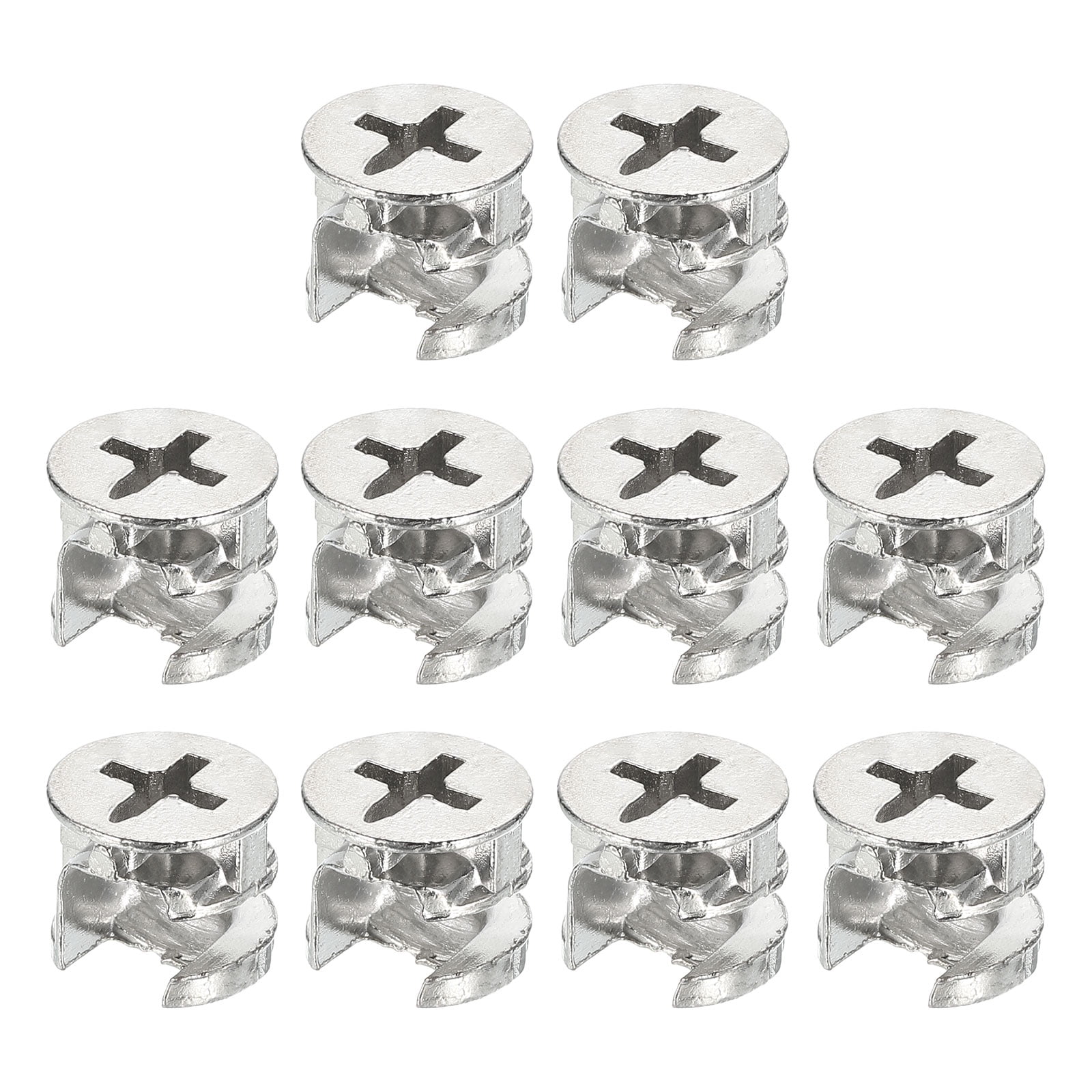 Uxcell Cam Lock Nut for Furniture, 10 Pack 12x10mm Joint Connector ...