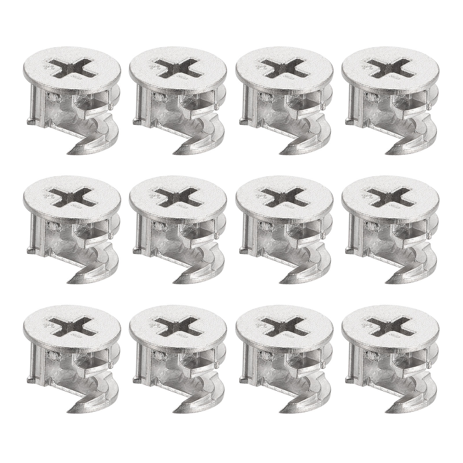 Uxcell Cam Lock Nuts for Furniture, 12 Pack 14.6x11.5mm Joint Connector ...