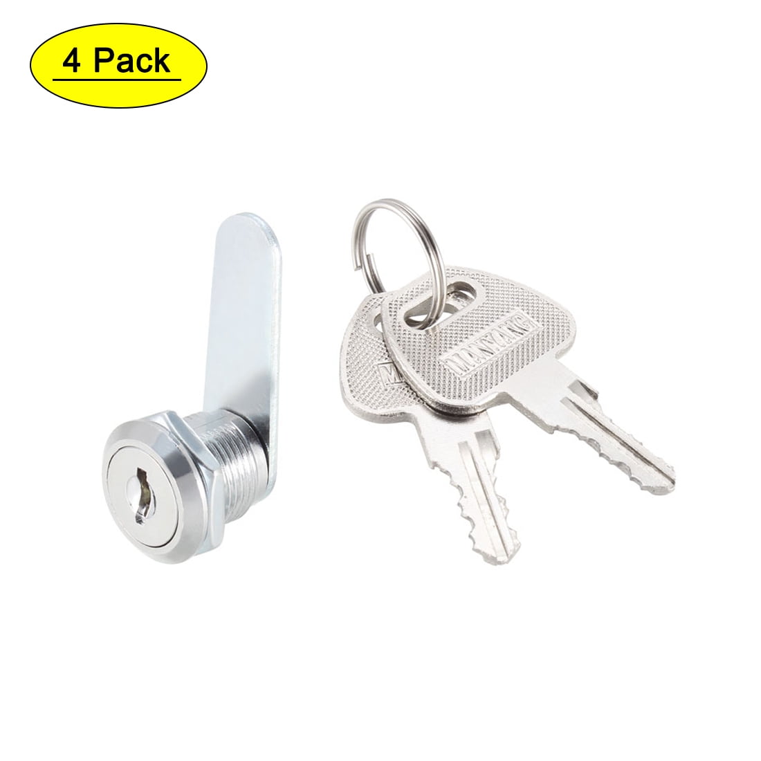 Uxcell Cam Locks 16mm Cylinder Long Fits Max 5/16-inch Thick Panel ...