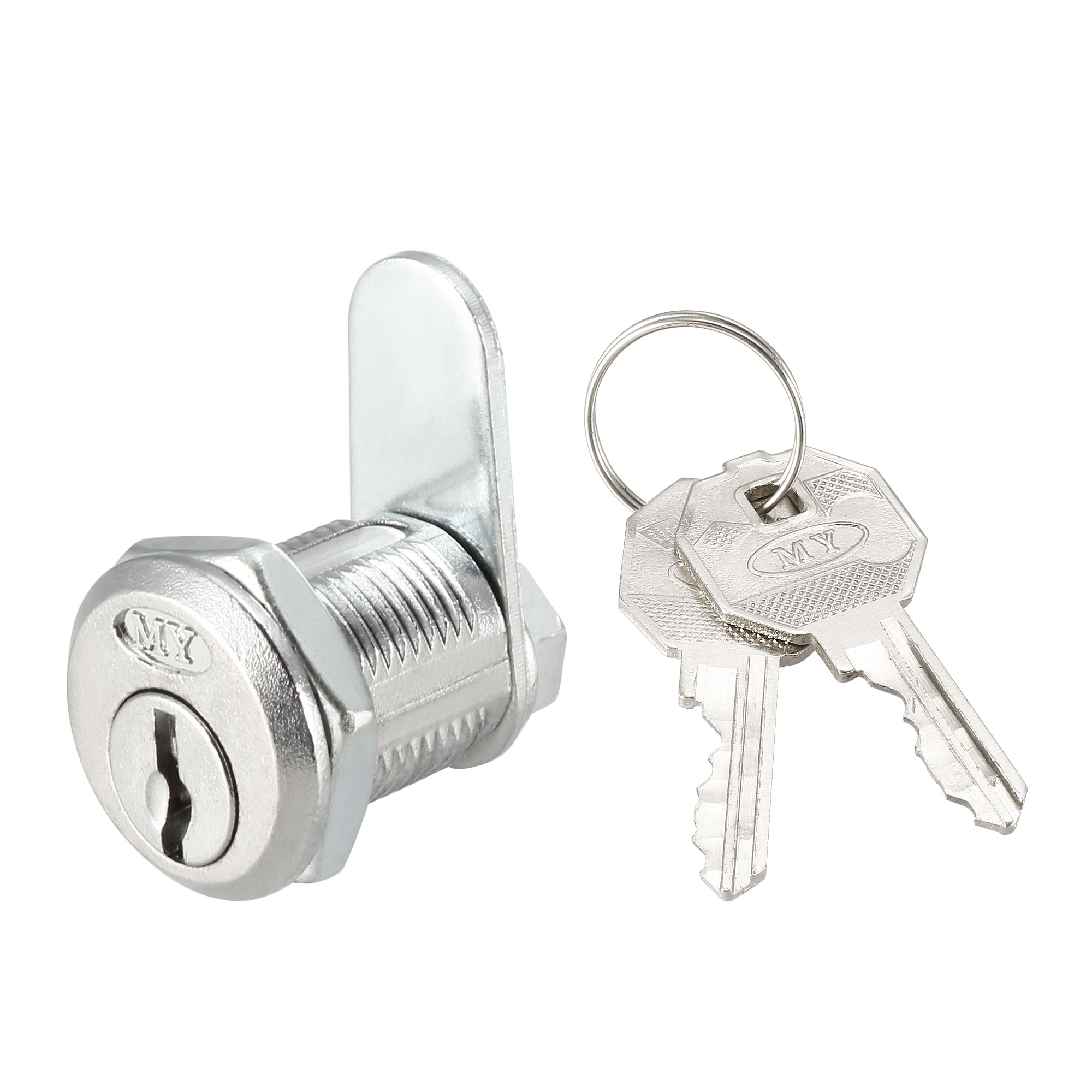 Uxcell Cam Locks 20mm Cylinder Length 35mm Long Cam Nut-on Lock Keyed ...