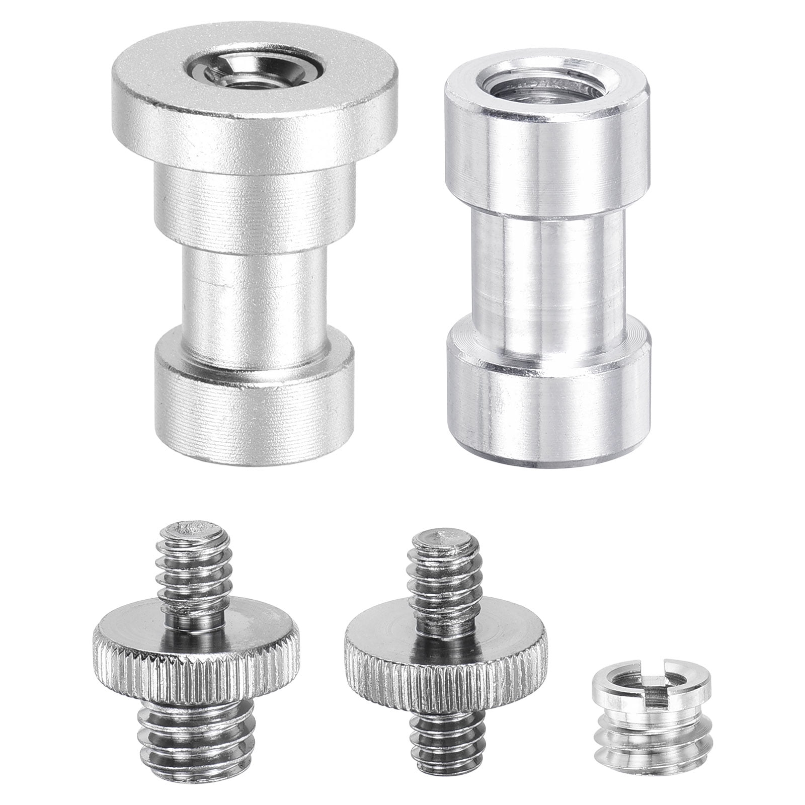 Uxcell Camera Screw Mount Set, 1/4 Inch Double End Screw, 1/4 to 3/8 ...