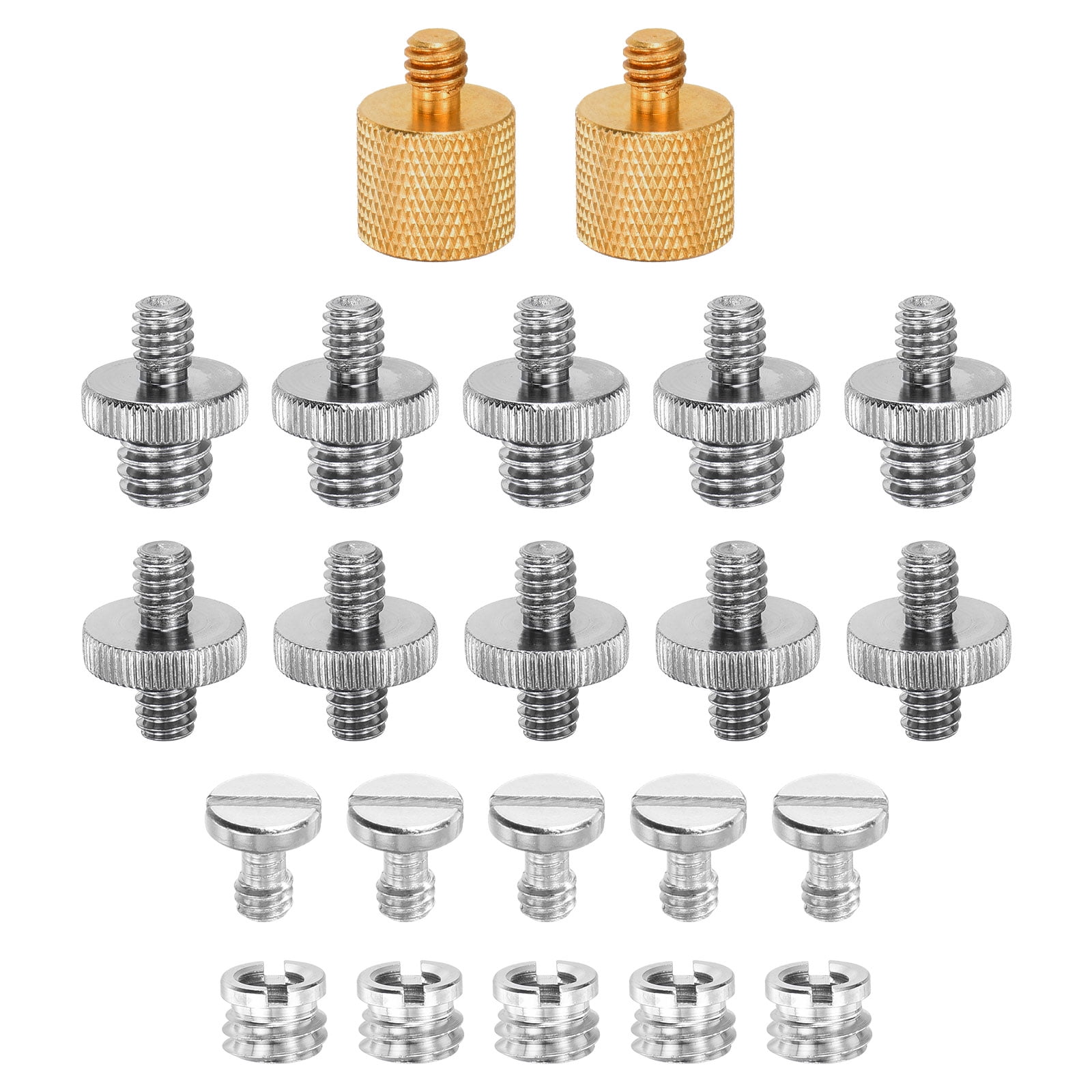 Uxcell Camera Screw Mount Set, Double End Screw for Camera, Tripod ...