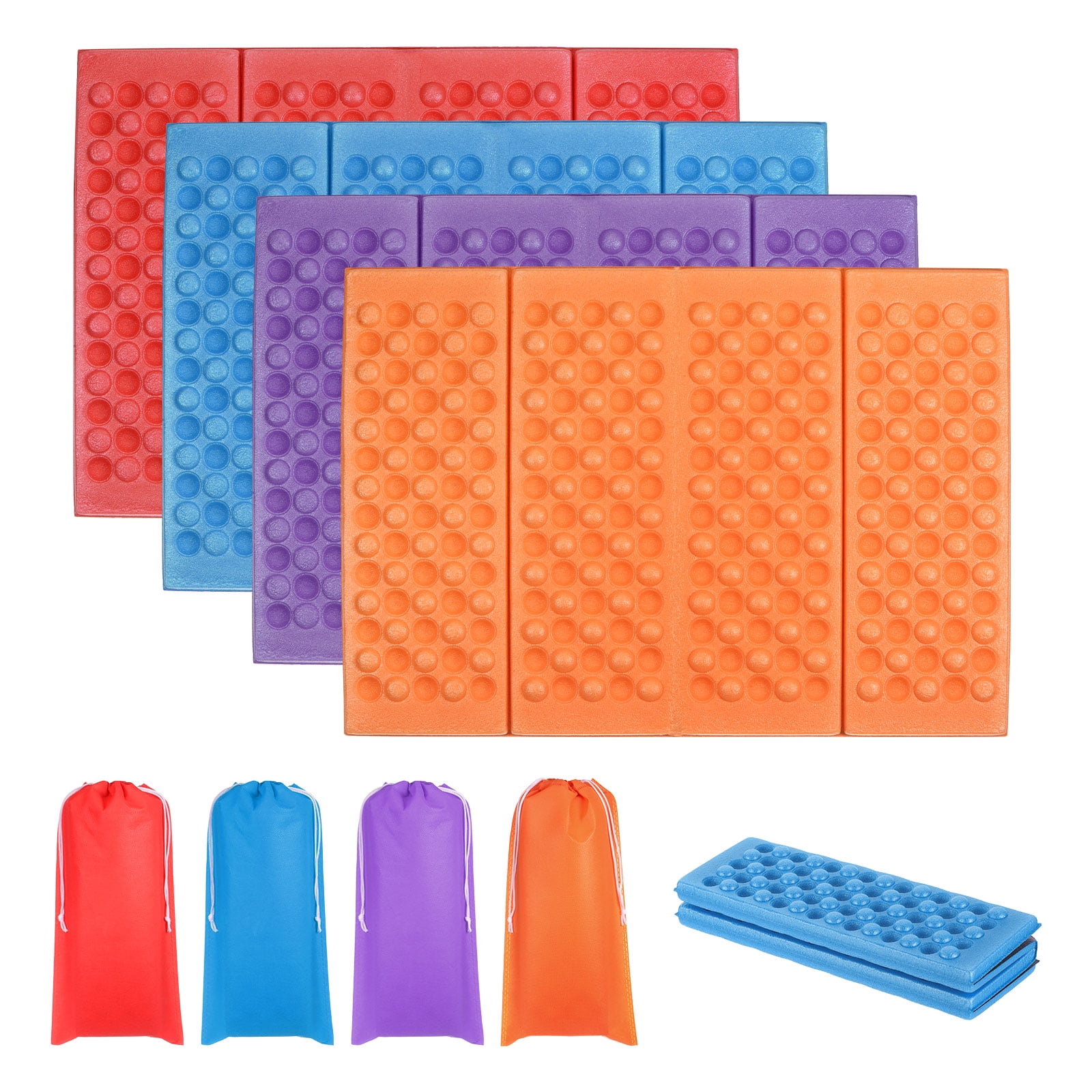 Uxcell Camping Cushion Seat Foldable Sitting Pad 15"x11" Small ...