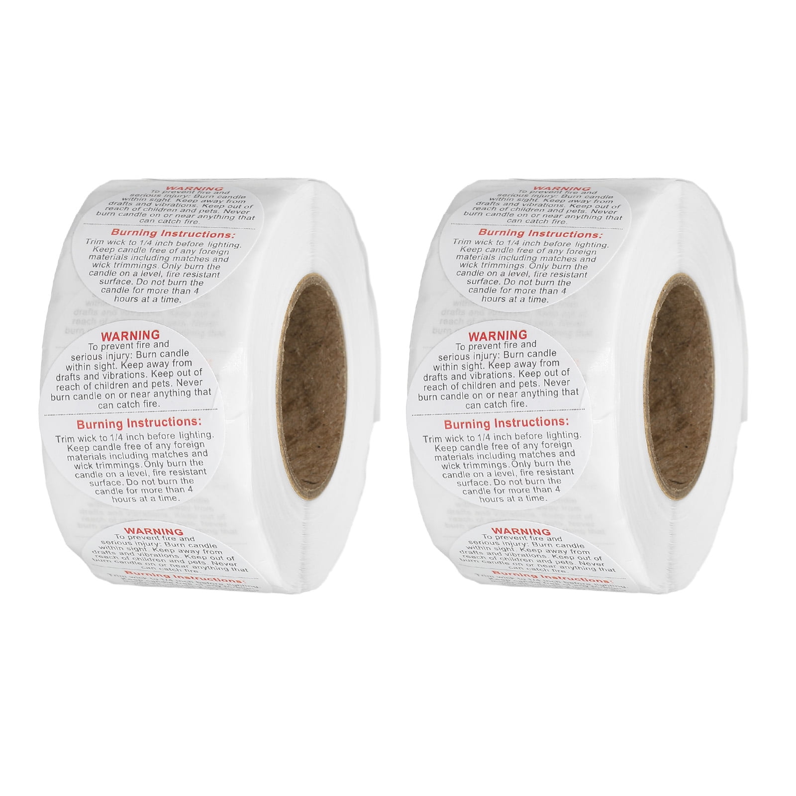 Uxcell Candle Warning Labels Sign Decals Candle Safety Stickers Decal ...
