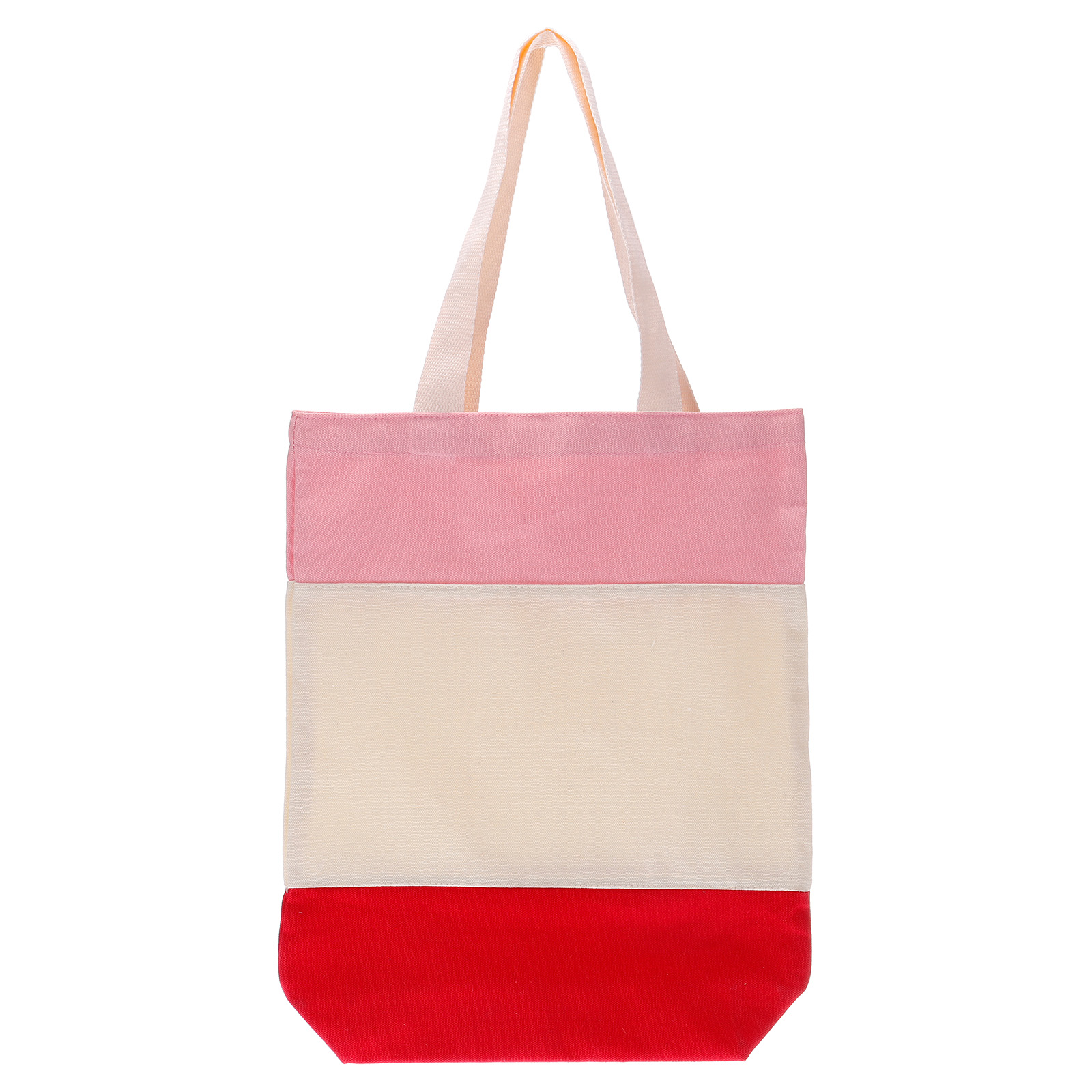 Uxcell Canvas Tote Bag, Canvas Shoulder Handbag Color Mixing Reusable ...