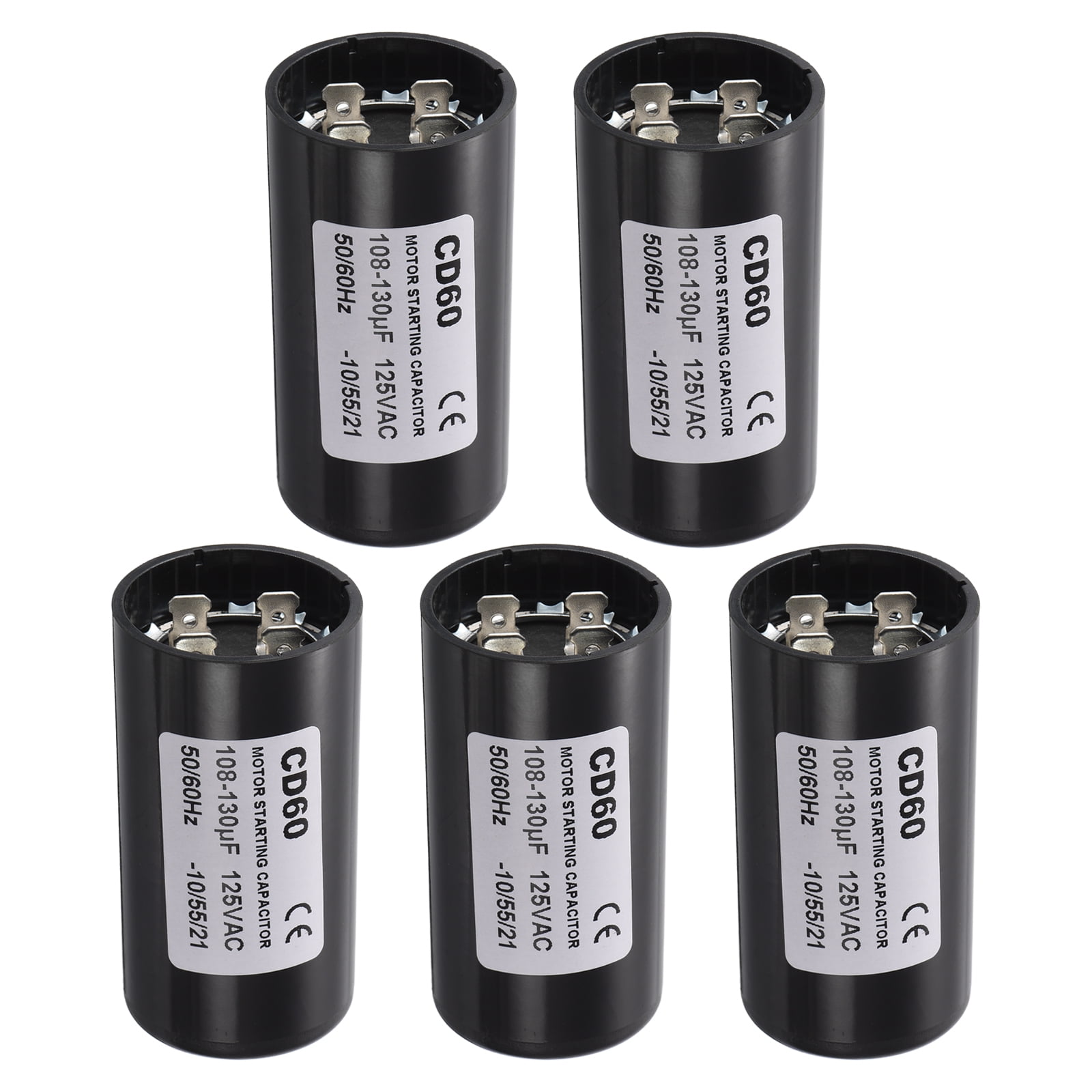Uxcell Capacitor for Motor Start Run Microwave Air Compressor CD60 ...