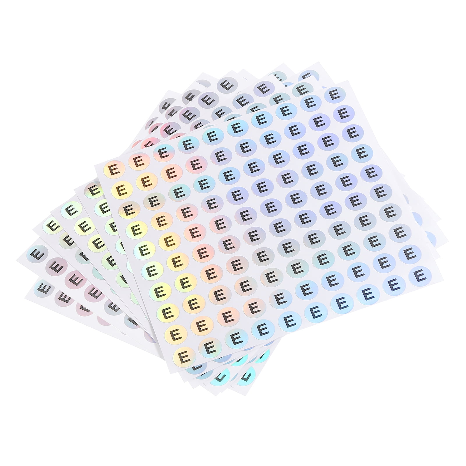 Uxcell Capital Letter Stickers, Alphabet E Round Self Adhesive Letter ...
