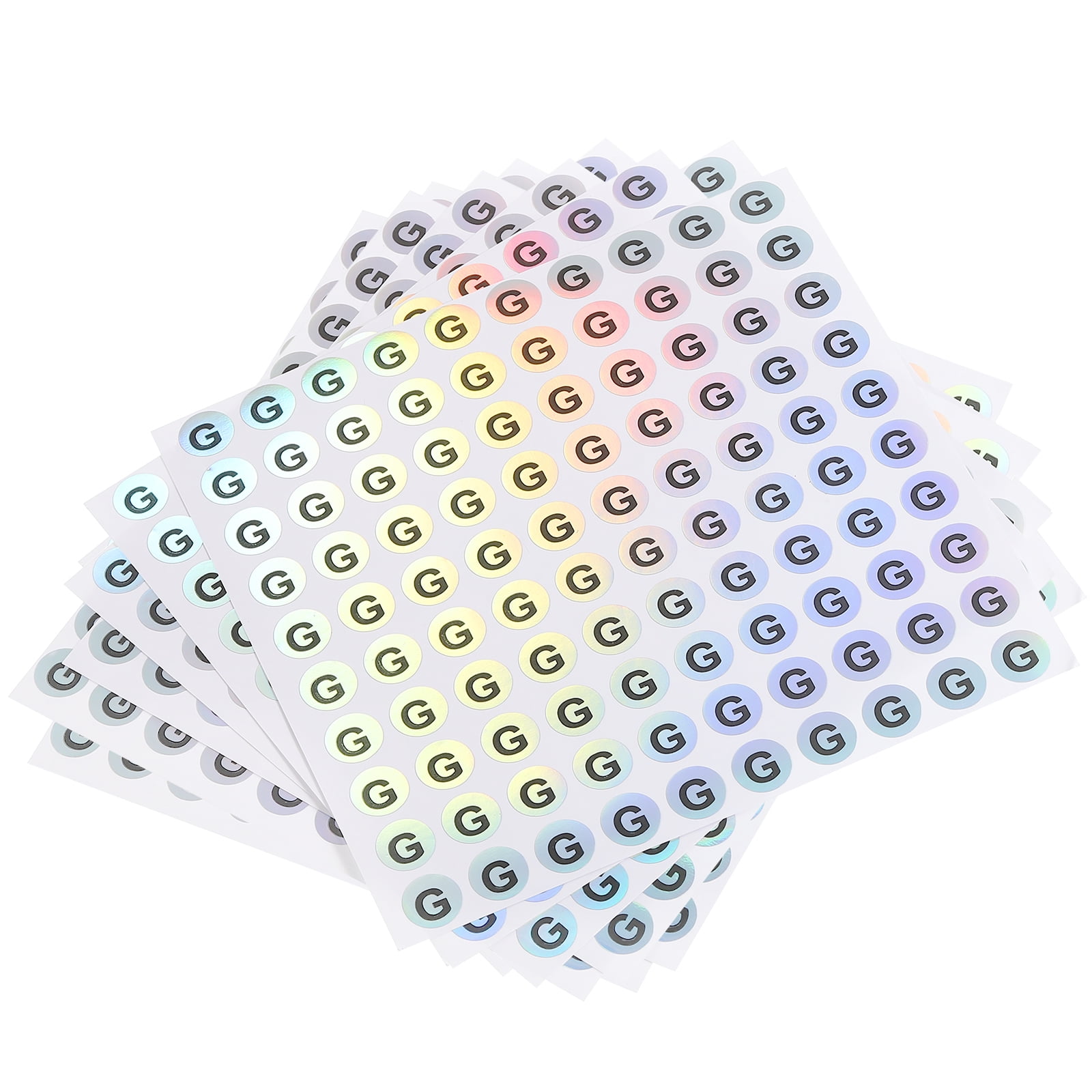 Uxcell Capital Letter Stickers, Alphabet G Round Self Adhesive Letter ...