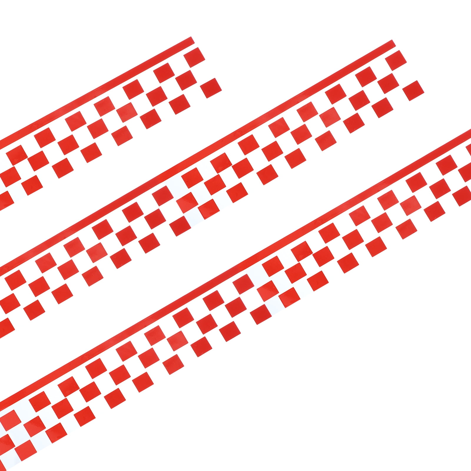 Uxcell Car Checkered Decals Stickers, Racing Sports Checkered Stickers ...