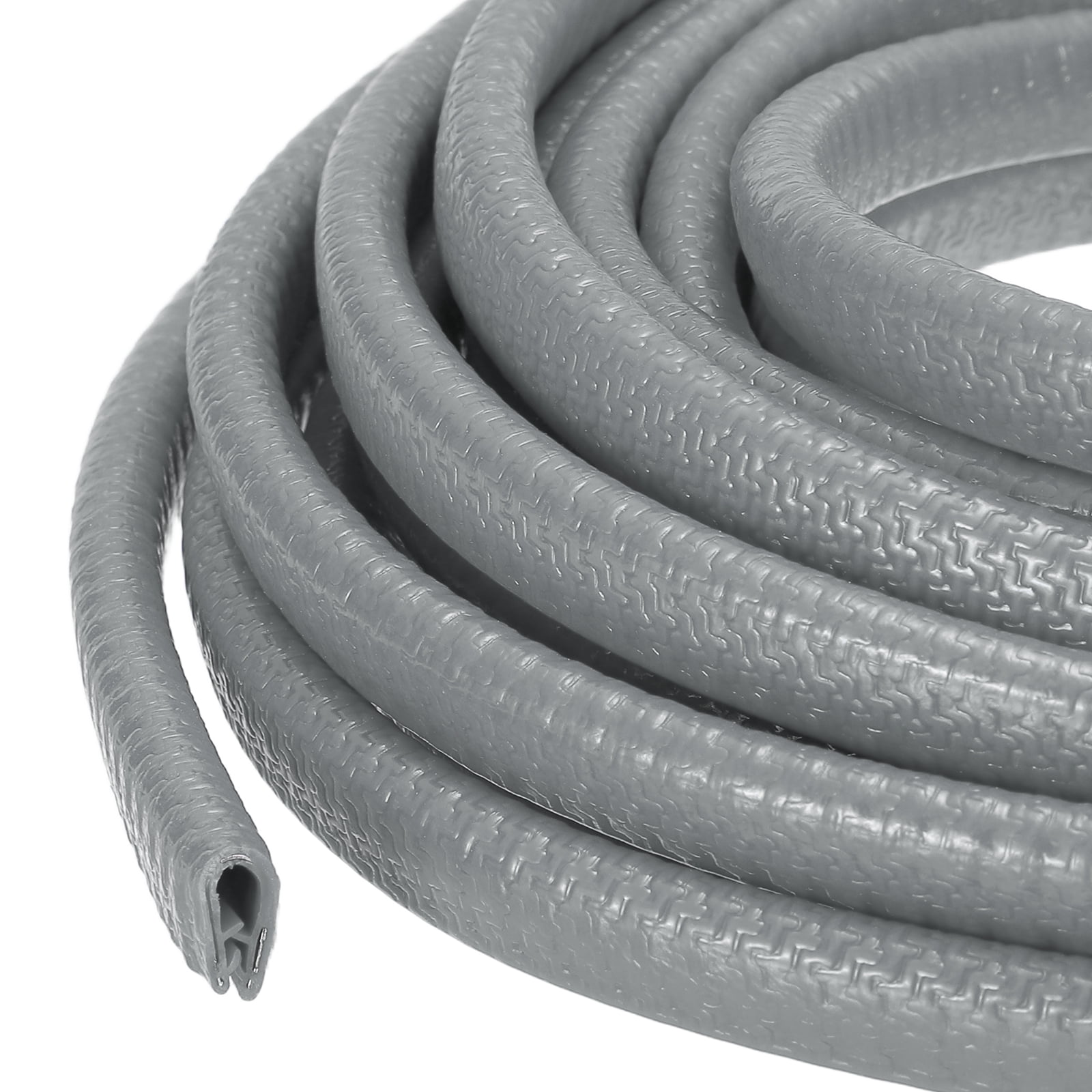 Uxcell Rubber Edge Trim Guard 19.7 ft x 0.39 inch x 0.28 inch U Channel ...