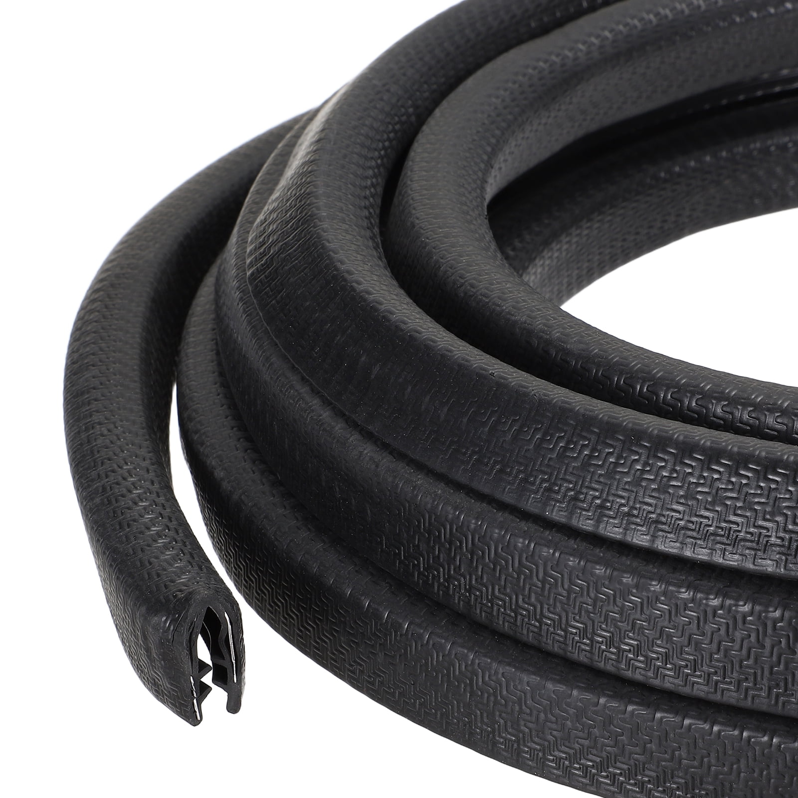 Uxcell Rubber Edge Trim Guard 19.7 ft x 0.71 inch x 0.59 inch U Channel ...