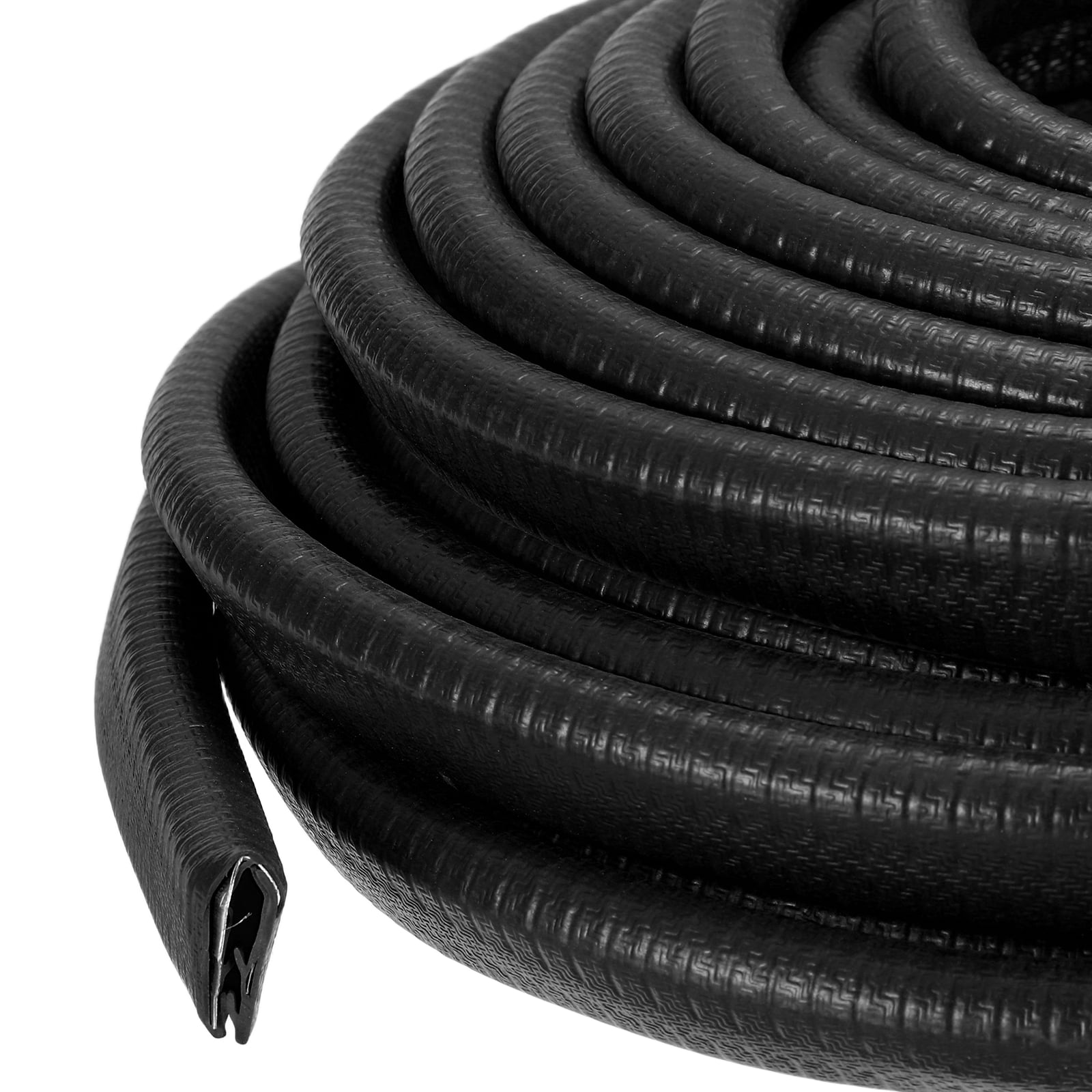Uxcell Rubber Edge Trim Guard 19.7 ft x 0.67 inch x 0.39 inch U Channel ...