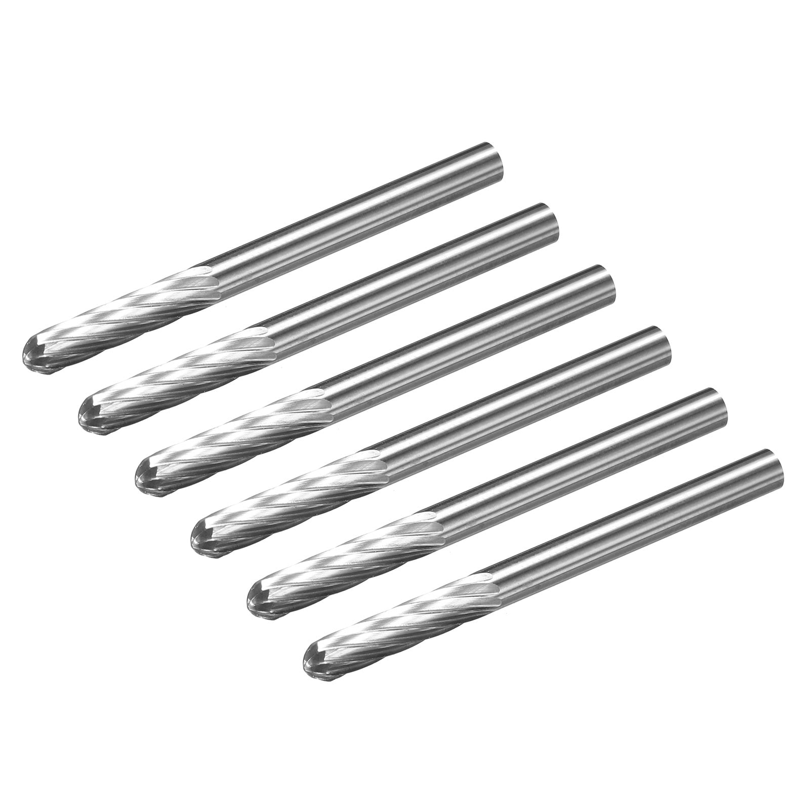 Uxcell Carbide Burrs Single Cut Rotary Burrs Files Cylinder Shape ...