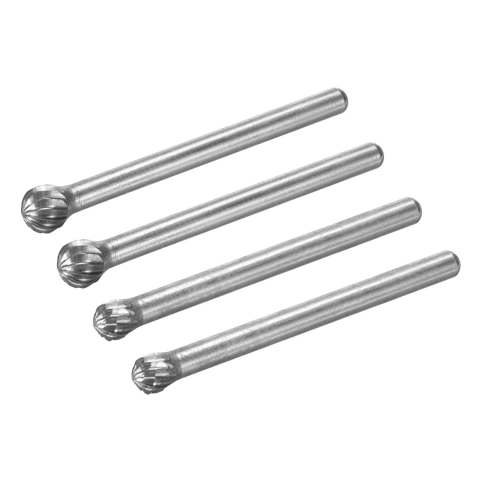 Uxcell Carbide Burrs Single Rotary File Ball Shape Cutting Burrs with 1 ...