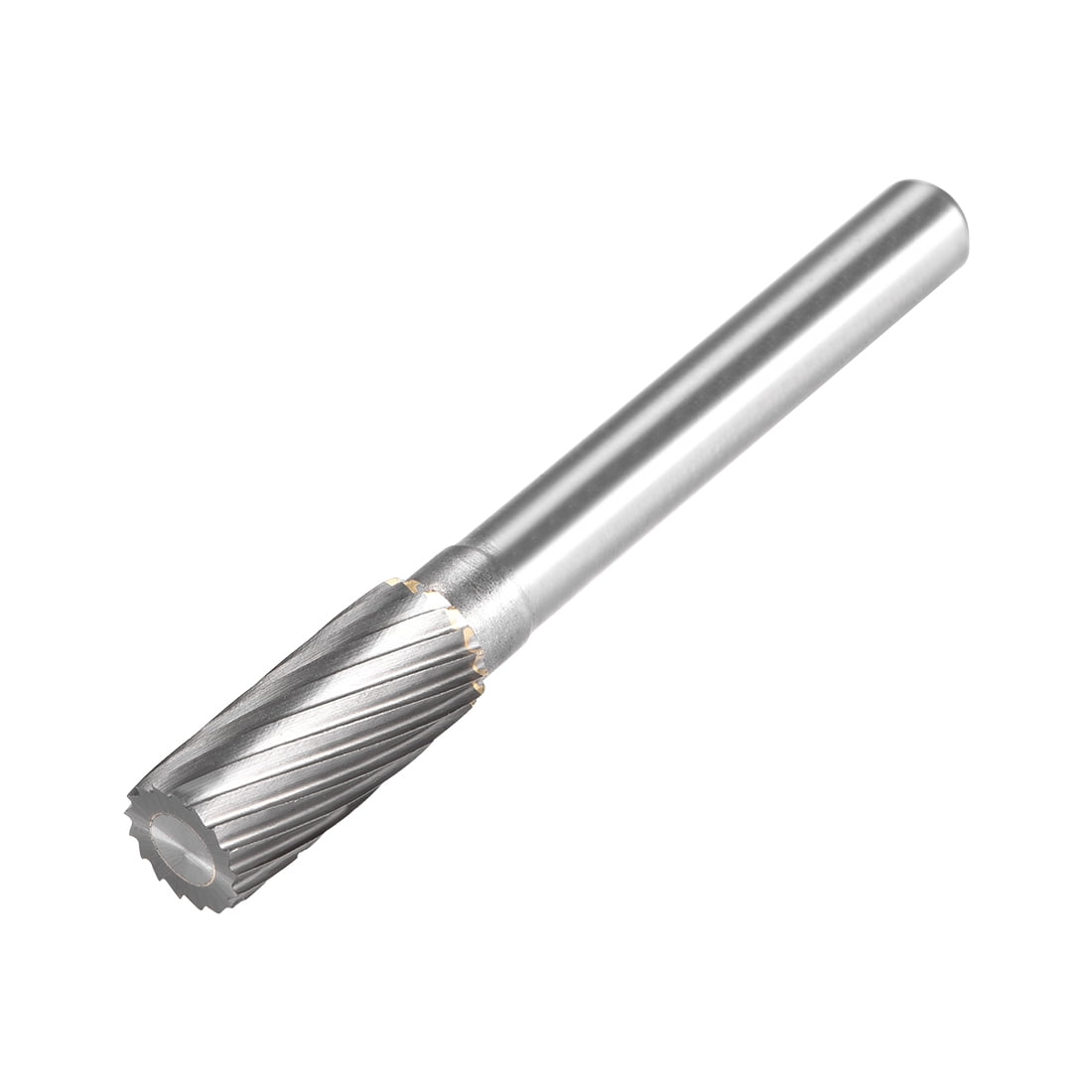 Uxcell Carbide Burrs YG8 Single Cut Rotary Burrs File Cylinder Shape Cutting Burrs with 1/4 ...