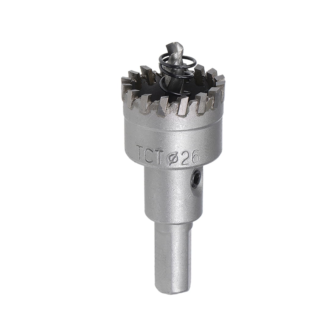 Uxcell Carbide Hole Cutter 26mm Hole Saw High Density Cemented Carbide Teeth Triangular Shank ...