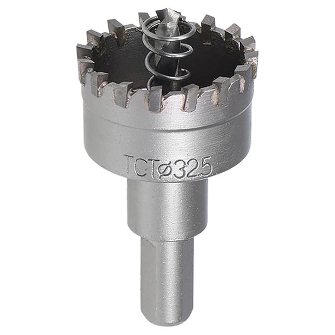 Uxcell Carbide Hole Cutter 32.5mm Hole Saw High Density Cemented Carbide Teeth Triangular Shank ...