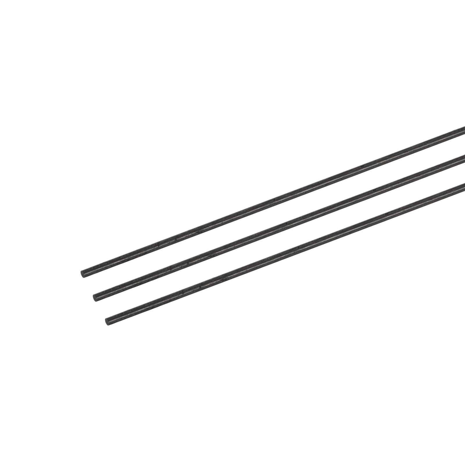 Uxcell Carbon Fiber Rod, 0.5mm x 100mm for RC Plane DIY Quadcopter Arm ...