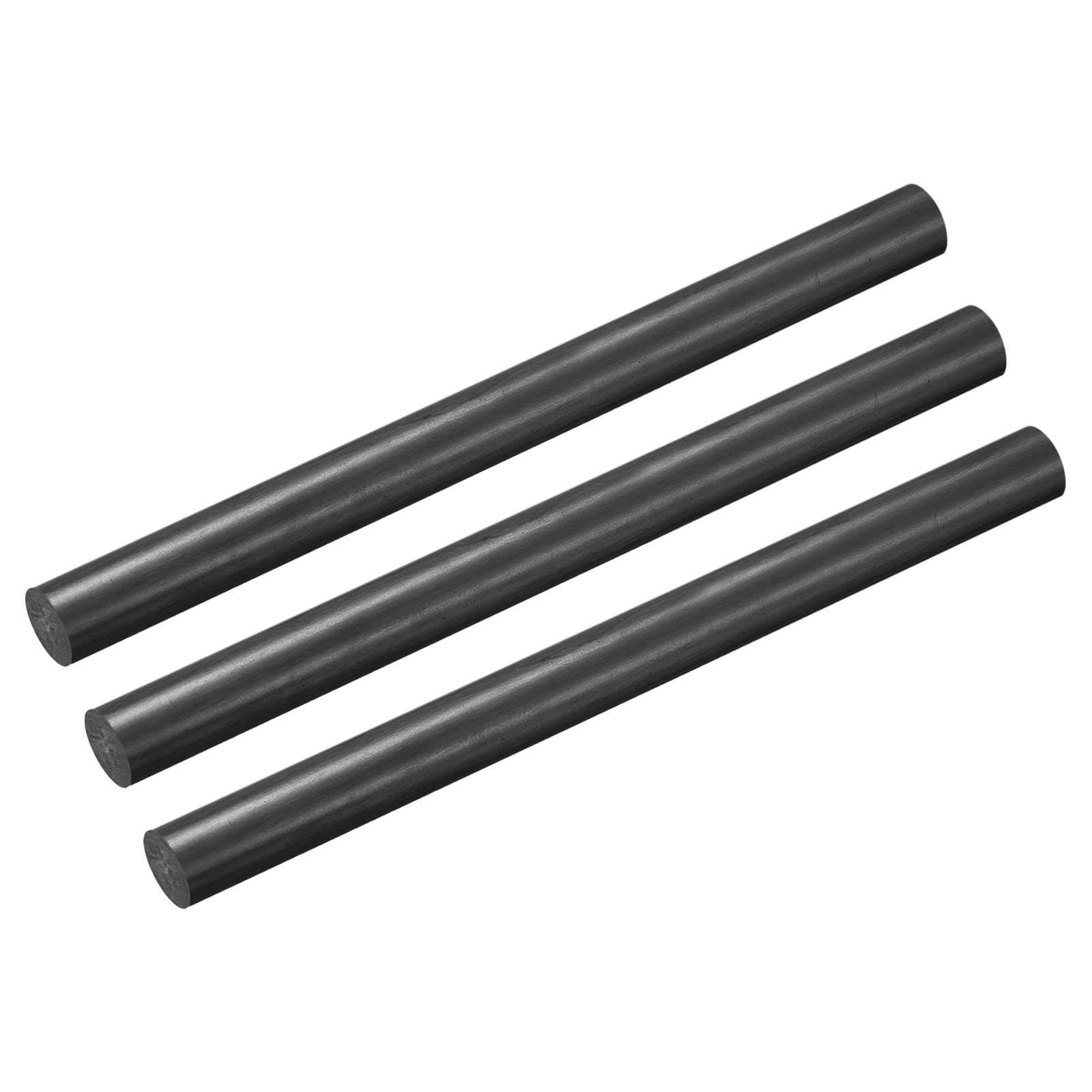 Uxcell Carbon Fiber Rod, 12mm x 150mm for RC Plane DIY Quadcopter Arm ...