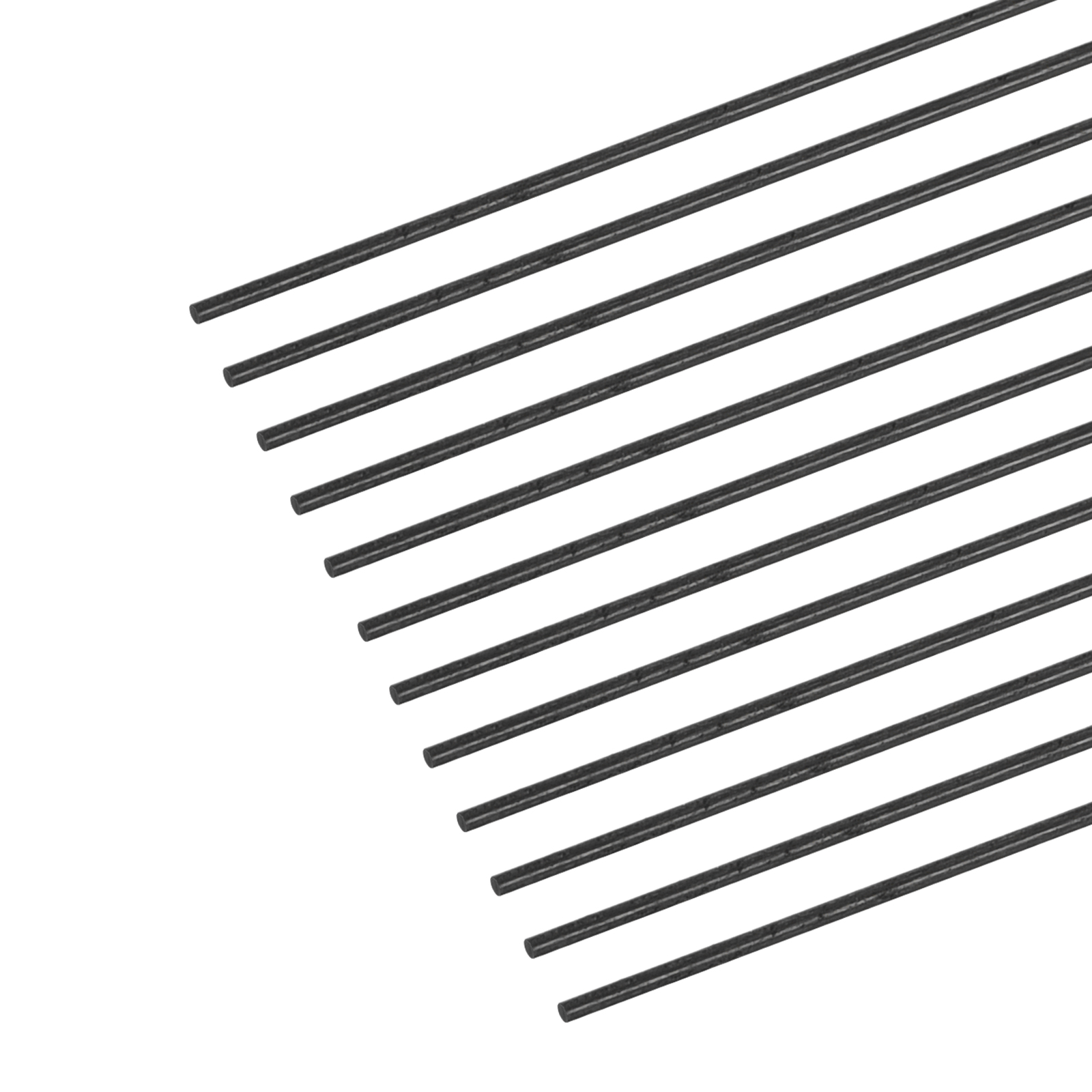 Uxcell Carbon Fiber Rod, 2.5mm x 100mm for RC Plane DIY Quadcopter Arm ...