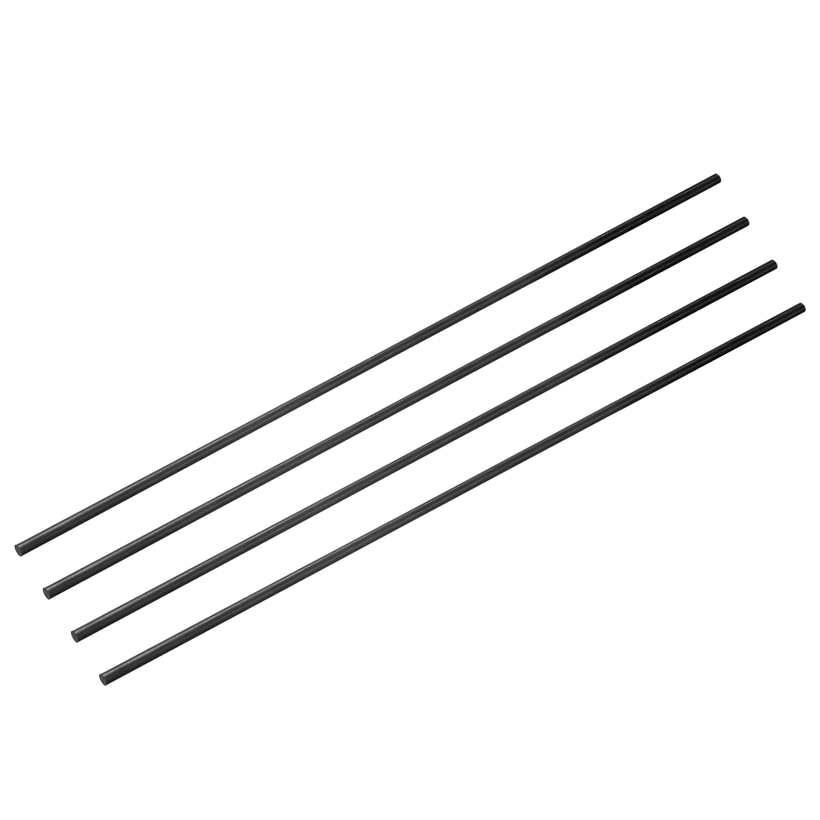 Uxcell Carbon Fiber Rod, 2mm x 150mm for RC Plane DIY Quadcopter Arm, 4 ...
