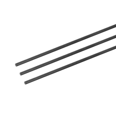 Uxcell Carbon Fiber Rod, 3mm x 150mm for RC Plane DIY Quadcopter Arm, 4 ...