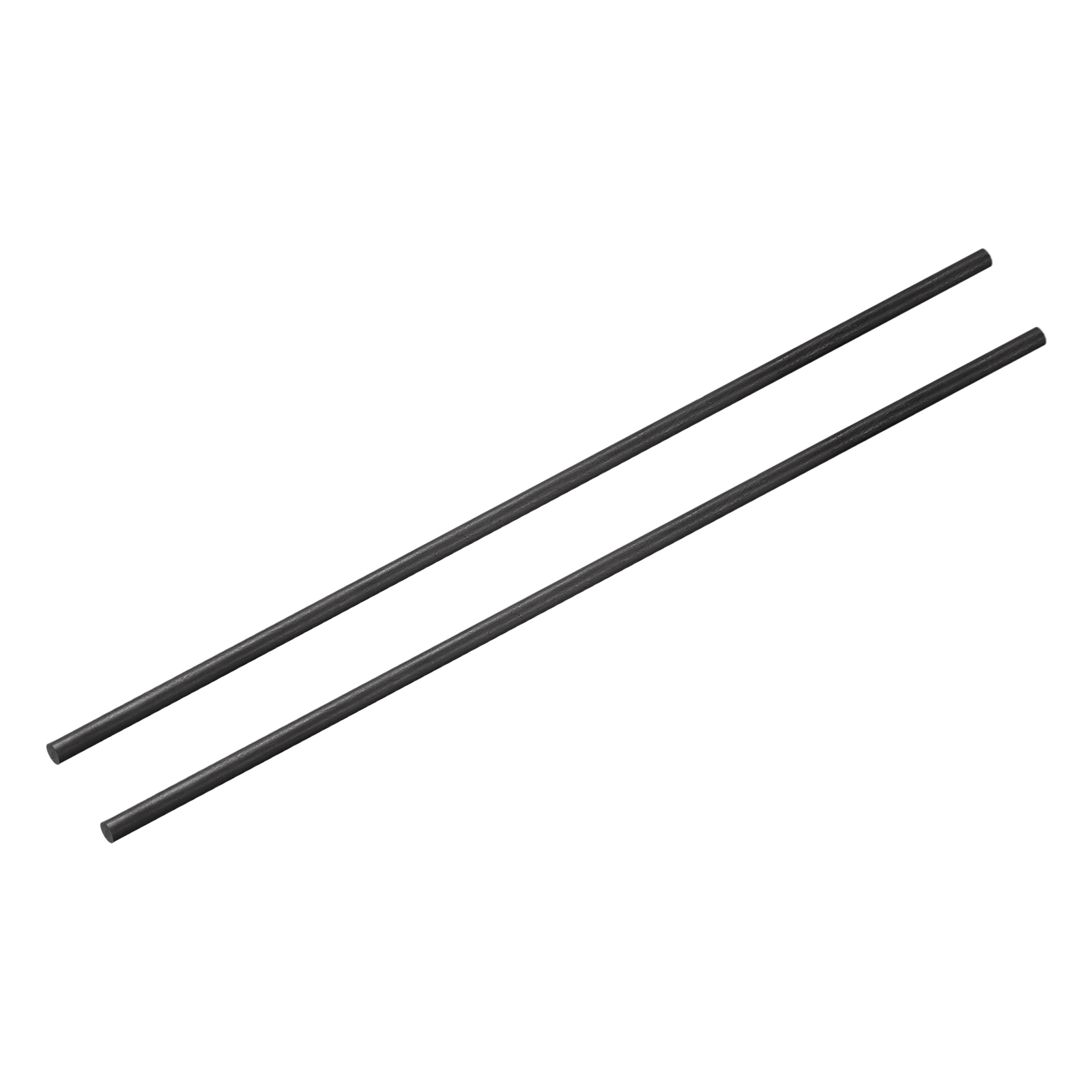 Uxcell Carbon Fiber Rod, 3mm x 150mm for RC Plane DIY Quadcopter Arm, 2 ...