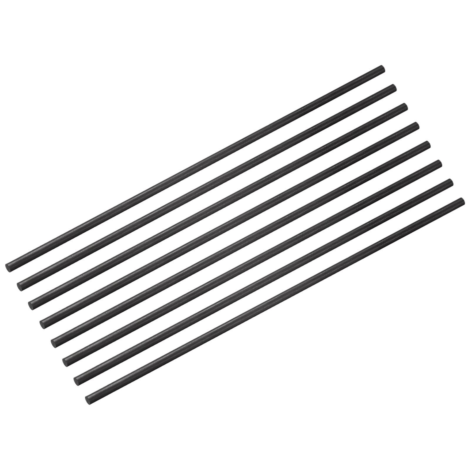 Uxcell Carbon Fiber Rod, 3mm x 150mm for RC Plane DIY Quadcopter Arm, 8 ...