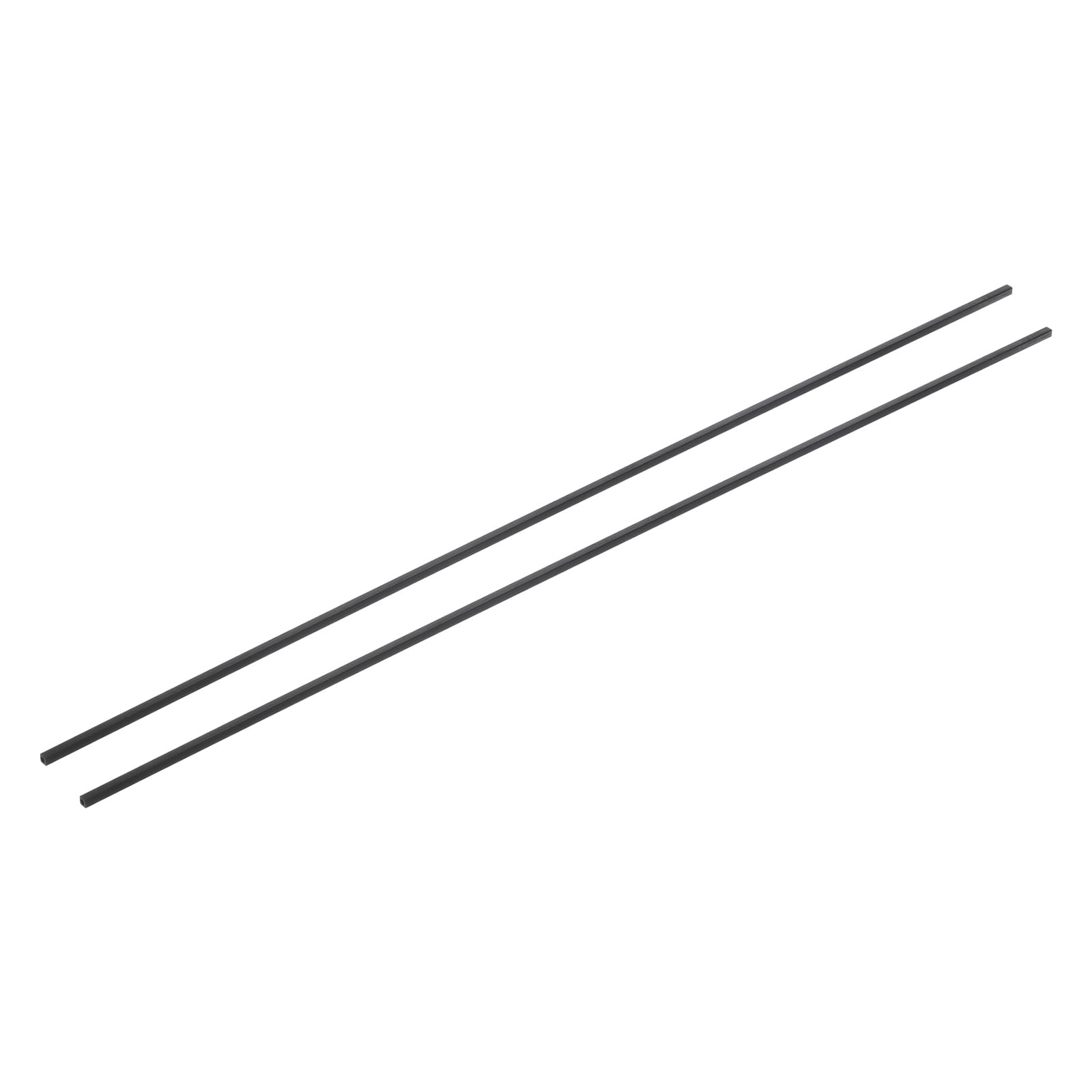 Uxcell Carbon Fiber Square Tube 4x2.5x500mm Pultruded Carbon Fiber ...