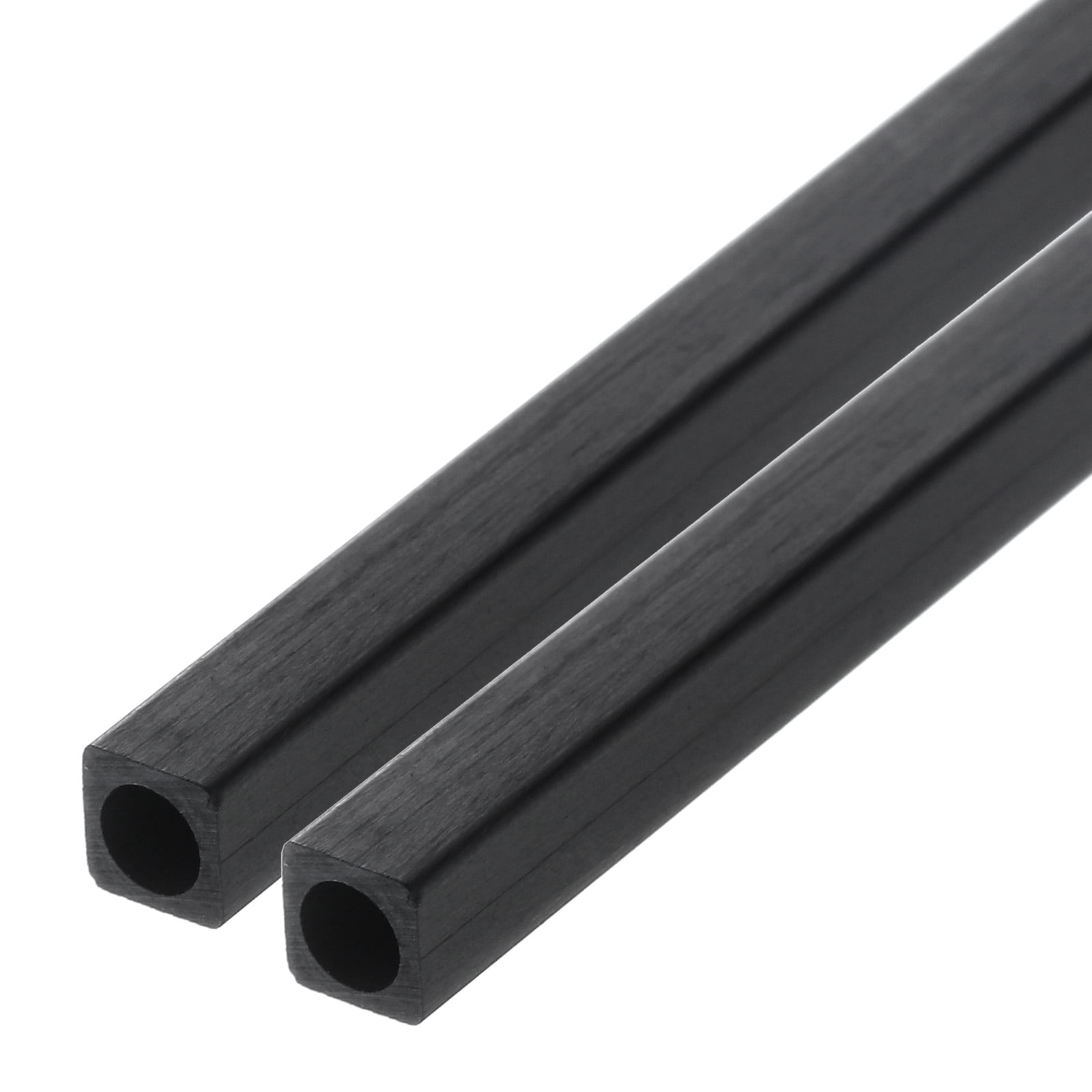 Uxcell Carbon Fiber Square Tube 5x3.5x500mm Pultruded Carbon Fiber ...